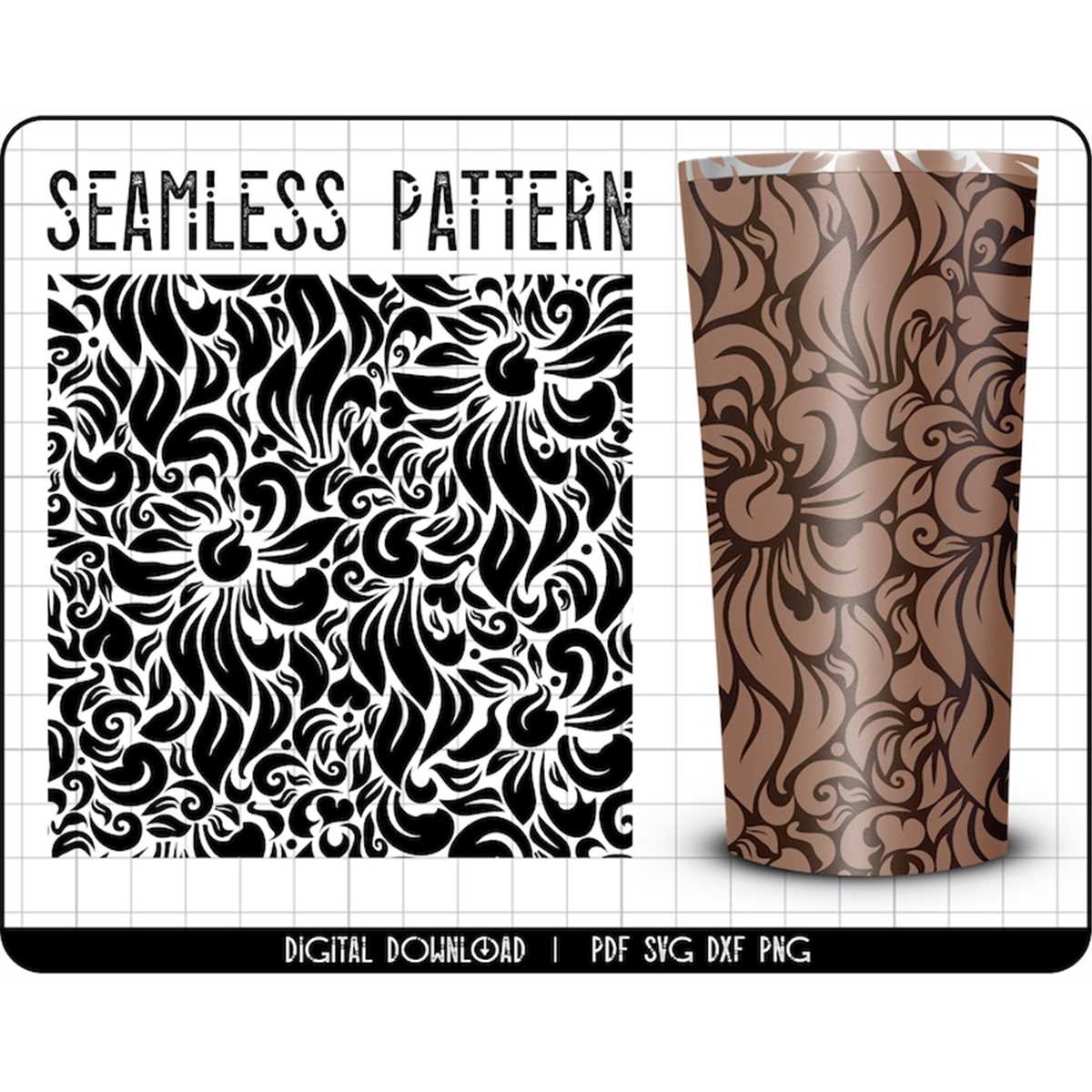 Tooled leather svg, pattern svg designs, tumbler wrap design | Inspire ...