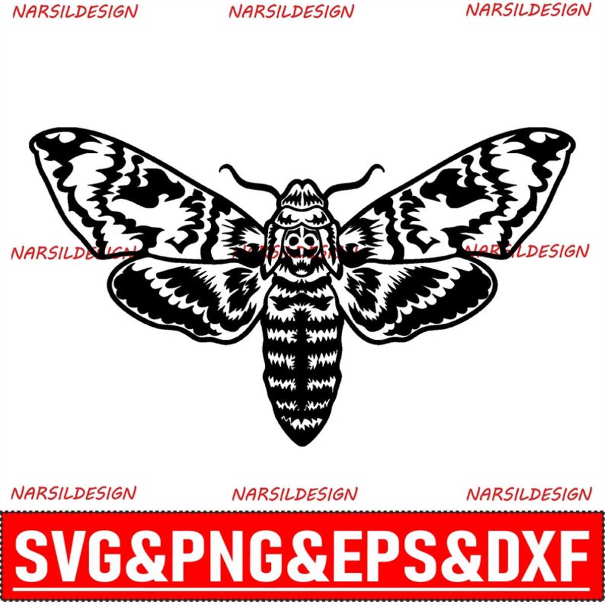 Moth Svg, Moth Clipart, Moth Png, Moth Head, Moth Cut Files - Inspire ...