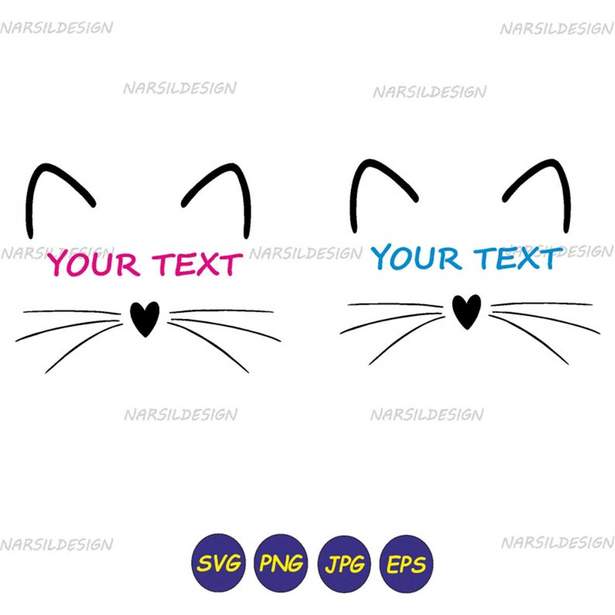 Cat Split Monogram Svg, Cute Cat Svg, Cat Layered File , Cat | Inspire ...