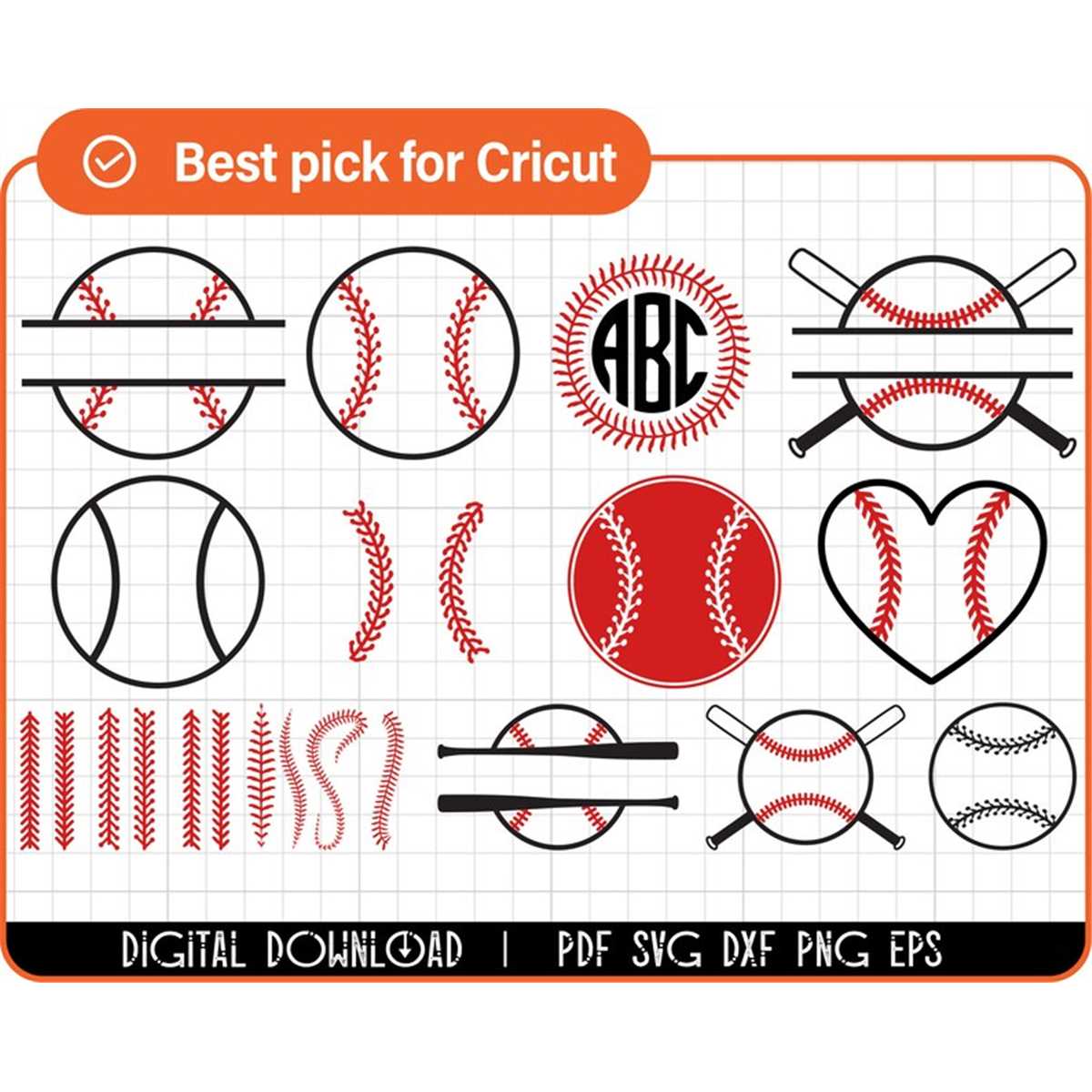 Baseball SVG,Baseball SVG Cut files,Baseball monogram for Si | Inspire ...