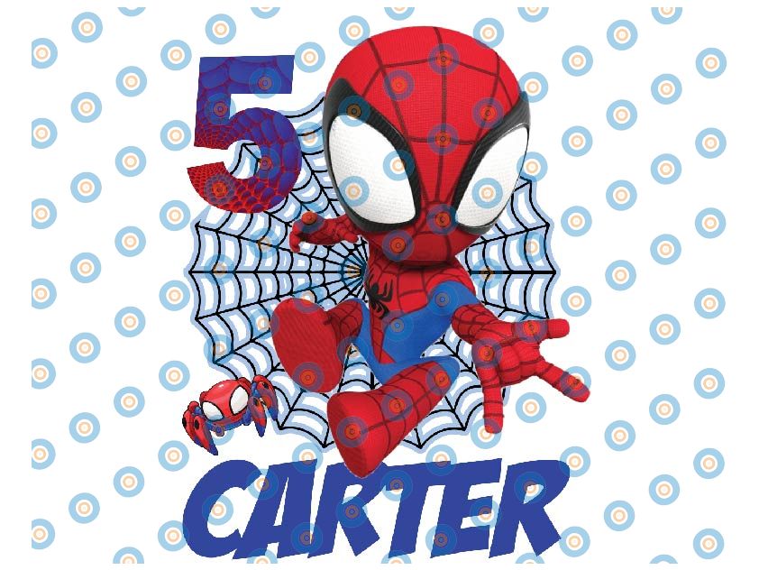 Personalized Spidey and His Amazing Friends Birthday Png, Bo | Inspire ...