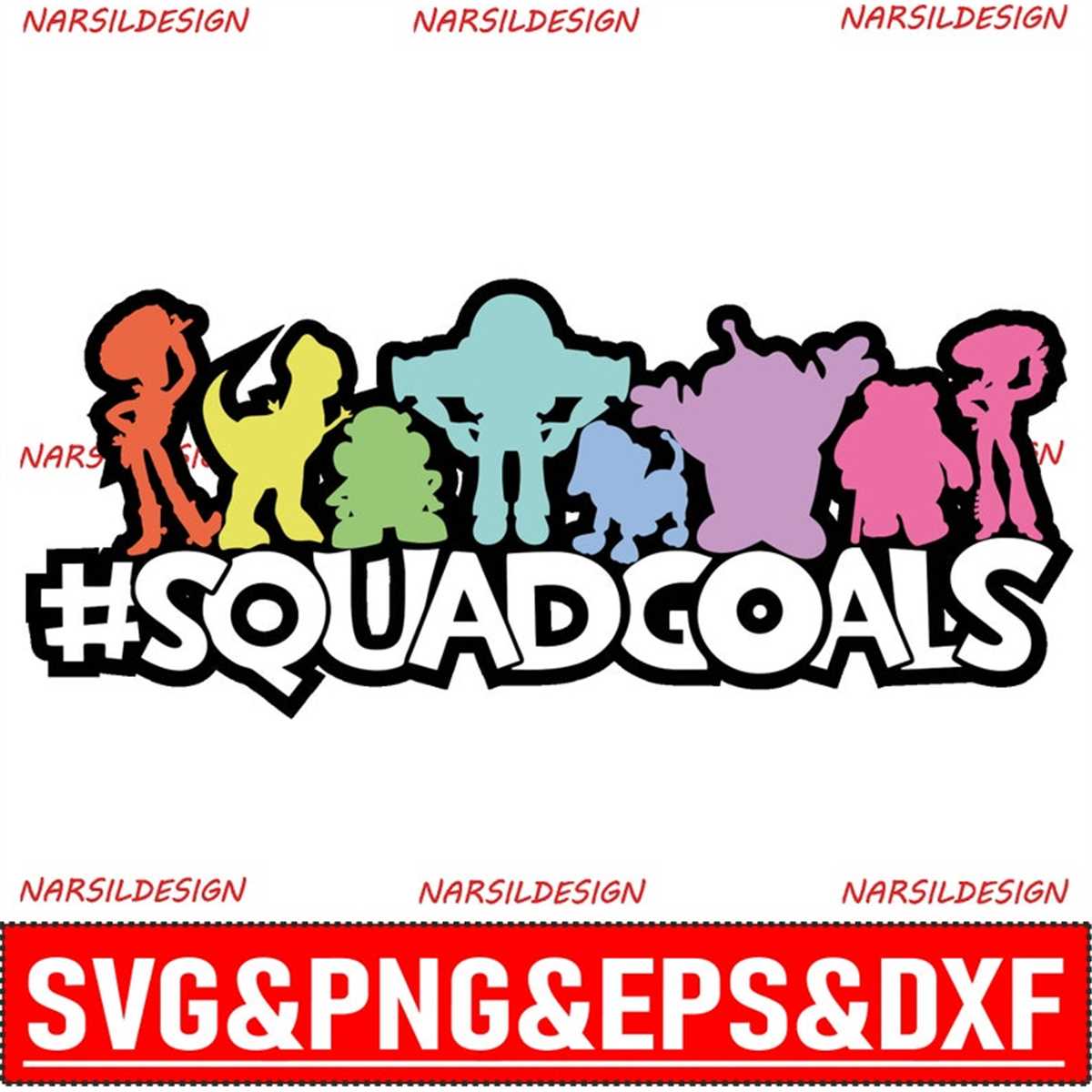 Toy Squad Goals SVG & PNG, svg Download, svg files for cricu - Inspire ...