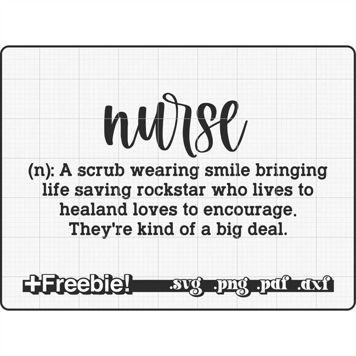 Nurse Svg, Nurse Definition Svg, A Scrub Wearing Smile Bring | Inspire ...