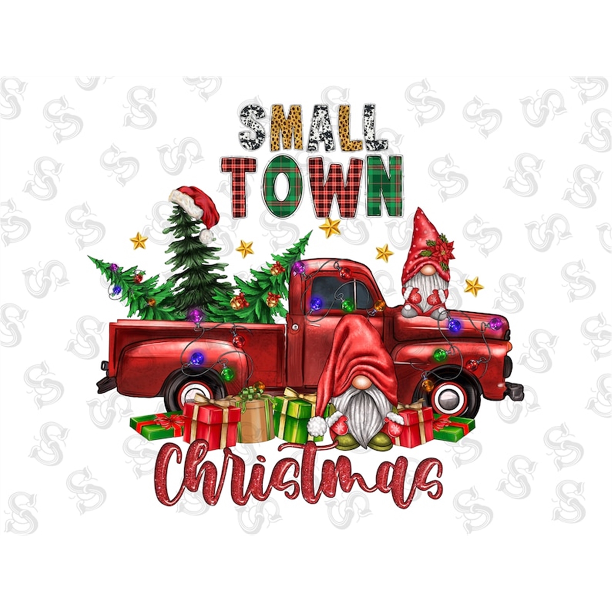 Small Town Christmas Png Sublimation Design,Merry Christmas | Inspire ...