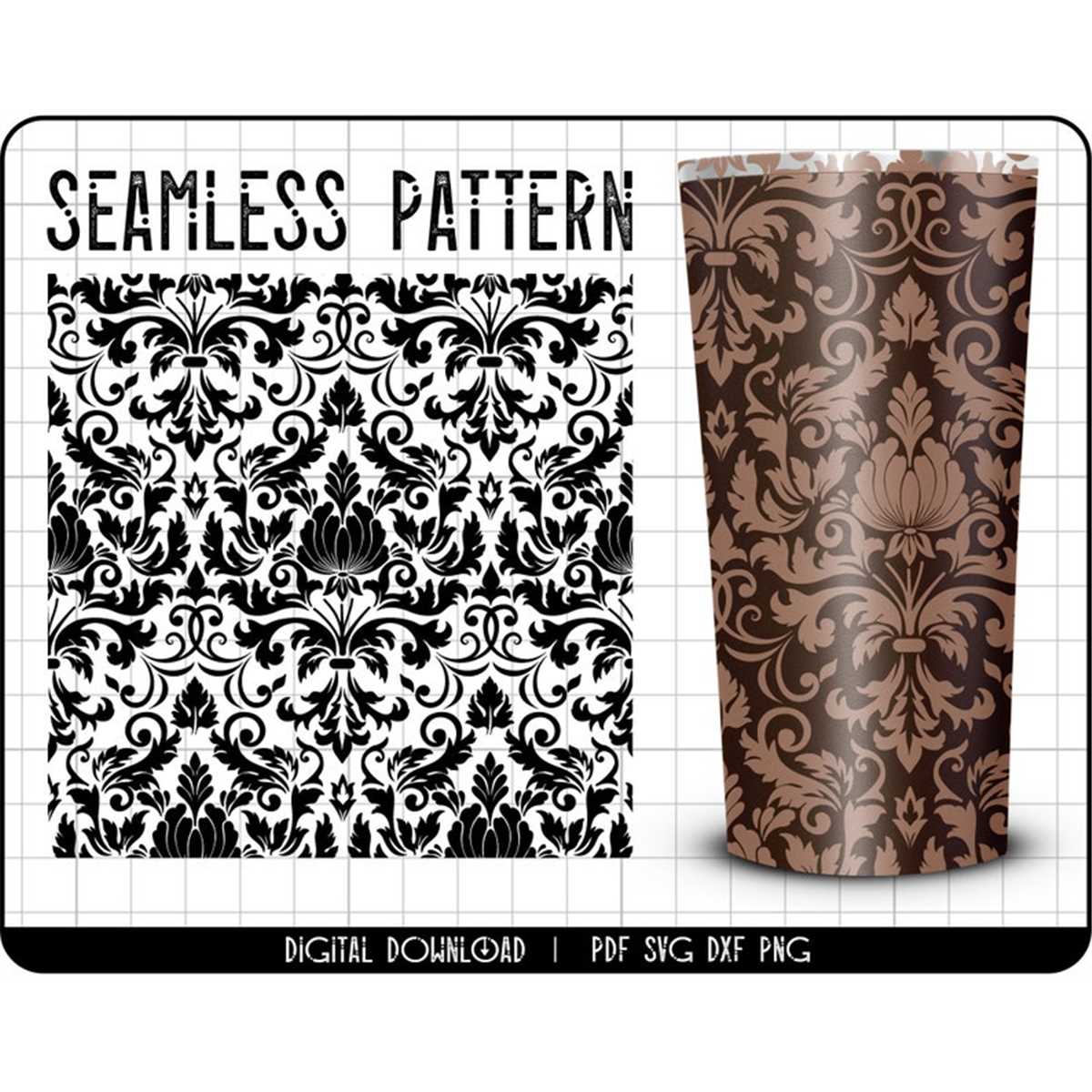 Seamless pattern svg, Tooled leather svg, Tool leather svg, - Inspire ...