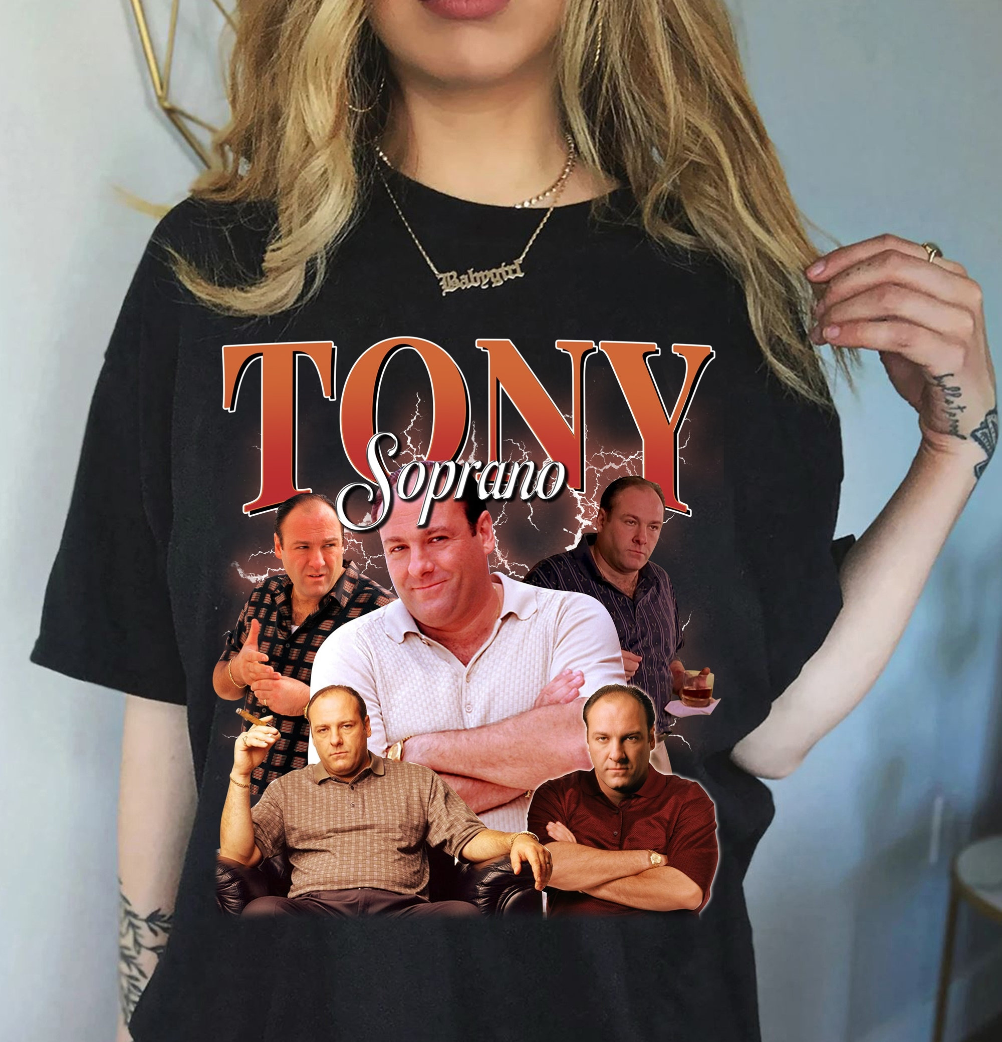 Limited Tony Soprano Vintage T-Shirt, Tony Soprano Shirt, To | Inspire ...