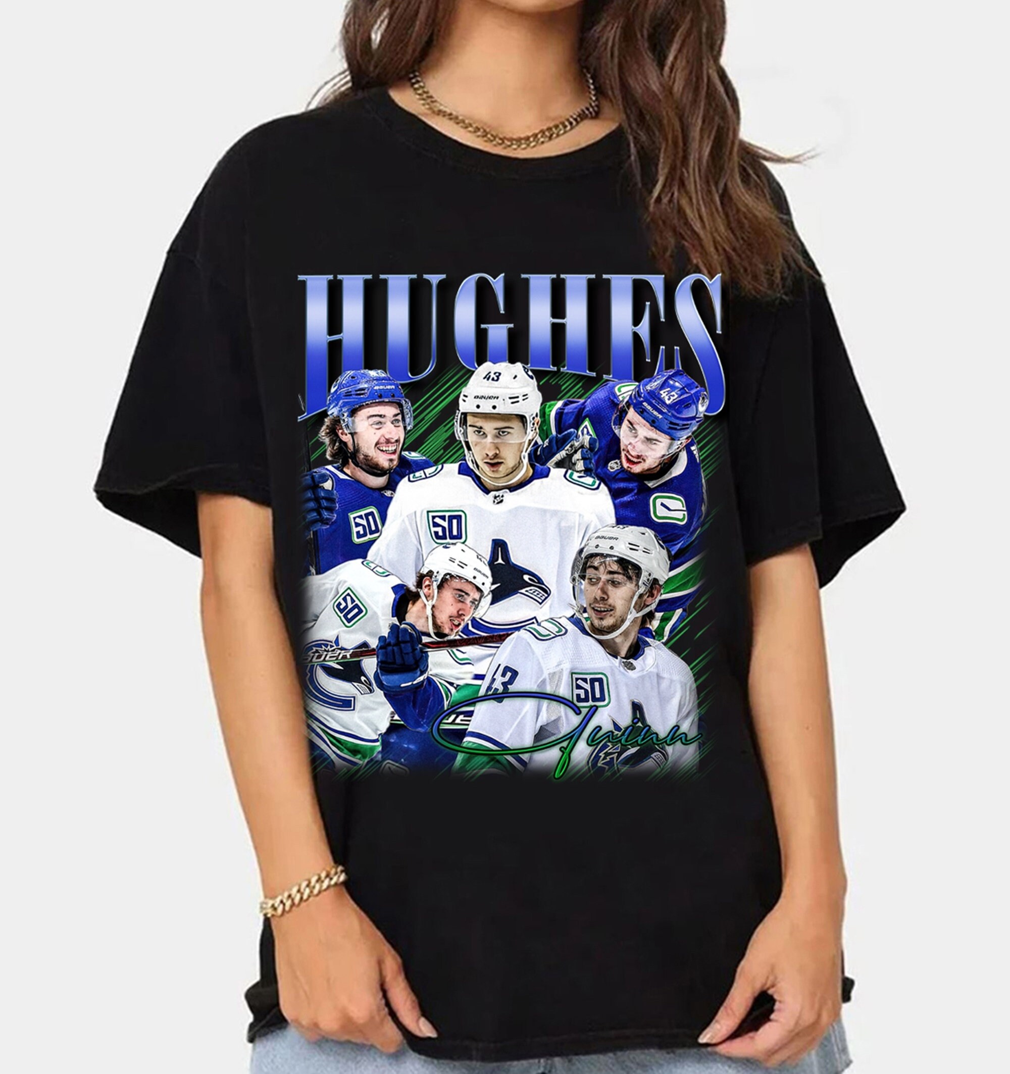 Quinn Hughes Shirt , Quinn Hughes Merch, Quinn Hughes Tshirt | Inspire ...