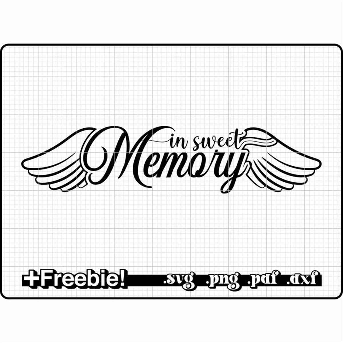 In Sweet Memory SVG, PNG,memorial svg, rest in peace svg, in | Inspire ...