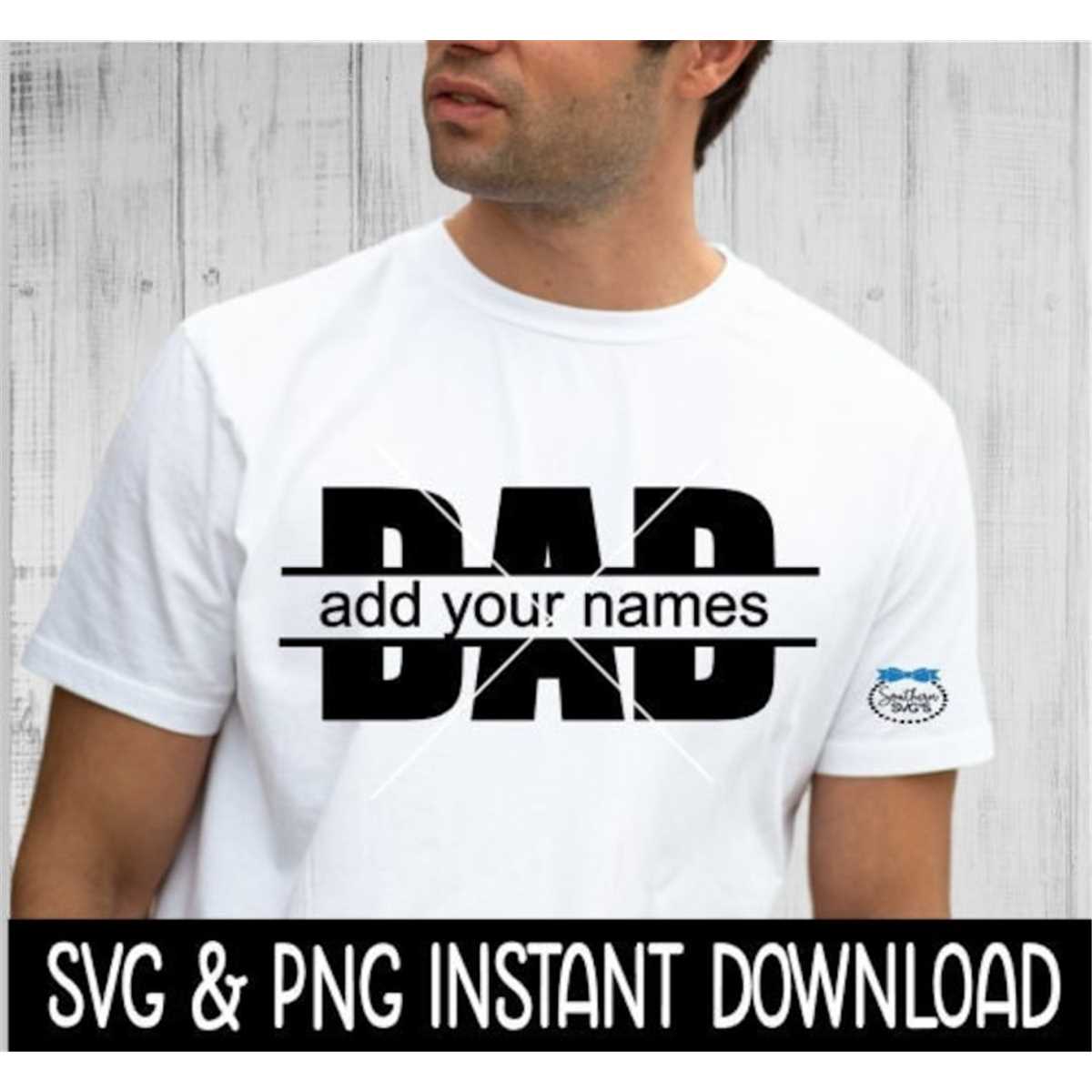 Happy Father's Day Dad Frame SVG, Father's Day PNG File, Ins | Inspire ...