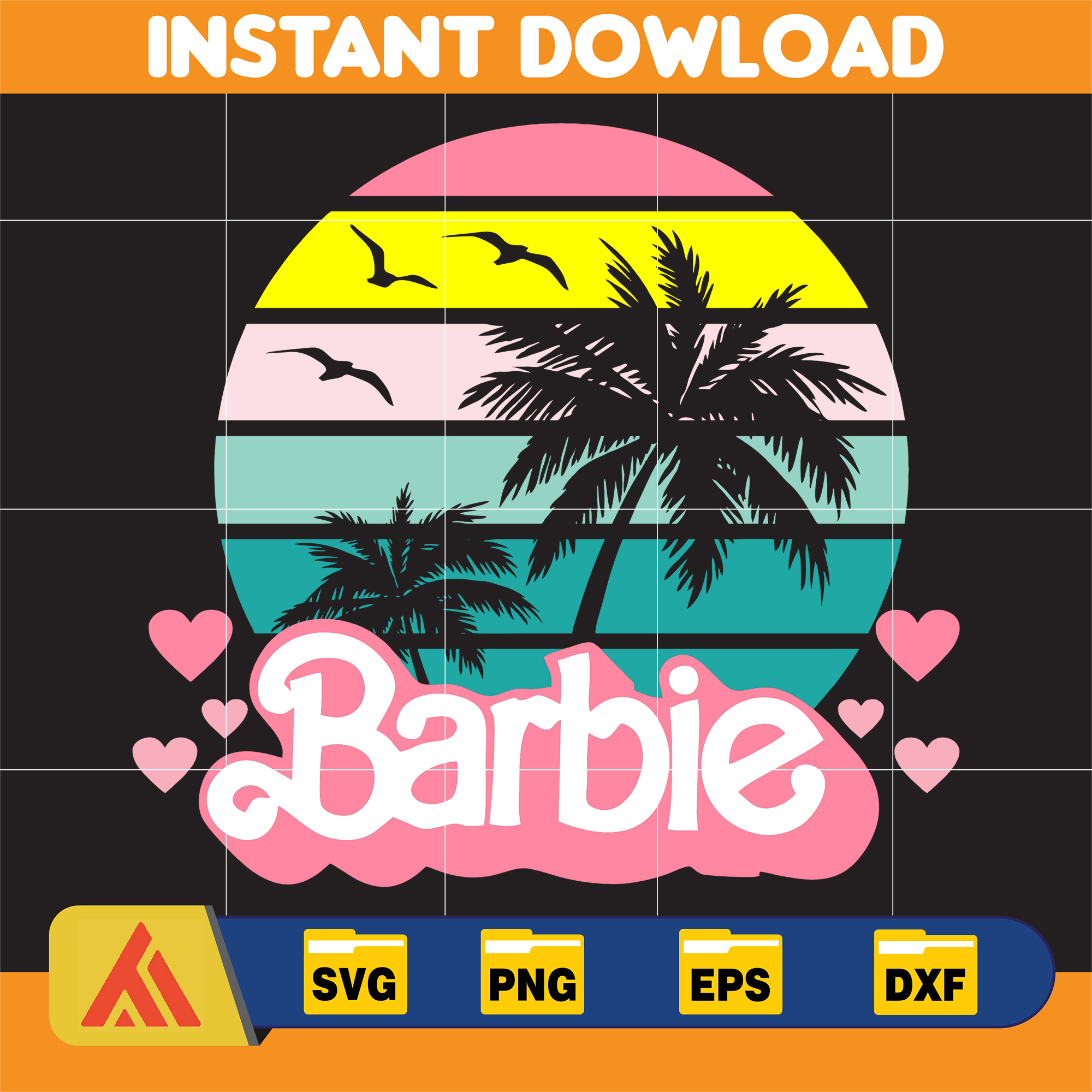 Barbie Logo Svg, Barbie Svg, Png, SVG file for cricut, Layer | Inspire ...