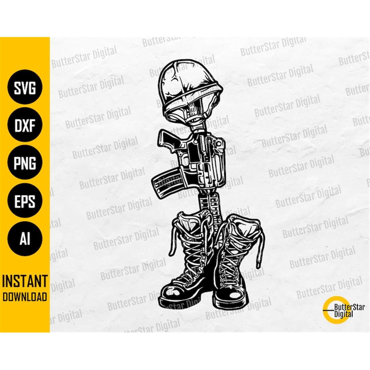 Military SVG | Army SVG | Soldier SVG | Veteran T-Shirt Deca - Inspire ...