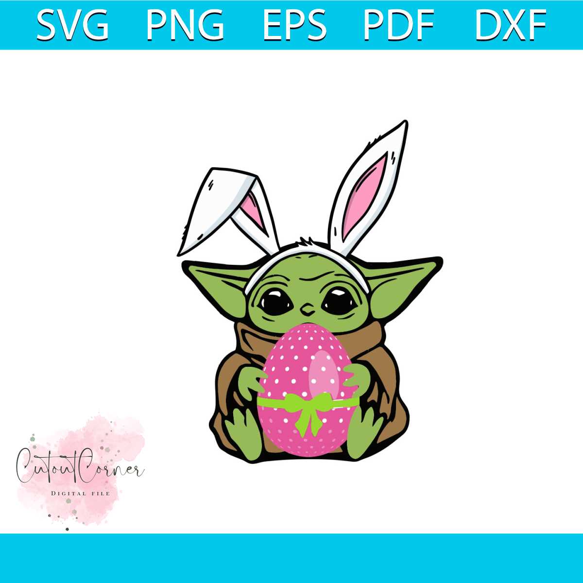 Baby Yoda Easter Egg Svg, Trending Svg, Star Wars Svg, Baby - Inspire ...