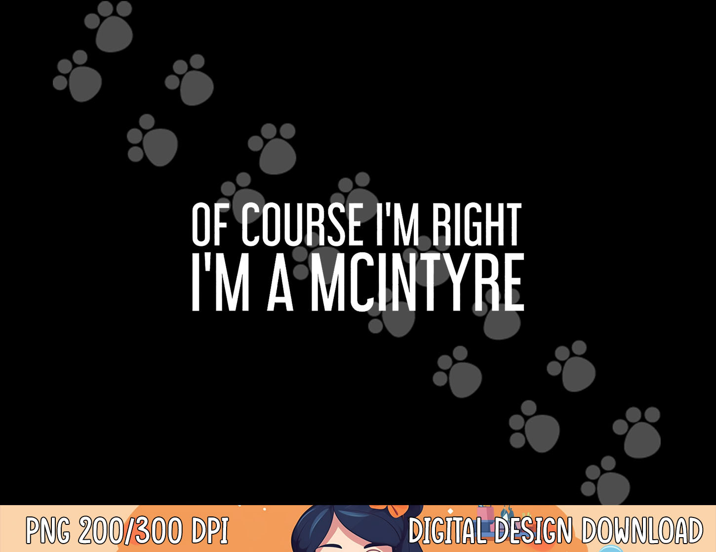 MCINTYRE Gift Funny Surname Family Tree Birthday Reunion pn | Inspire ...