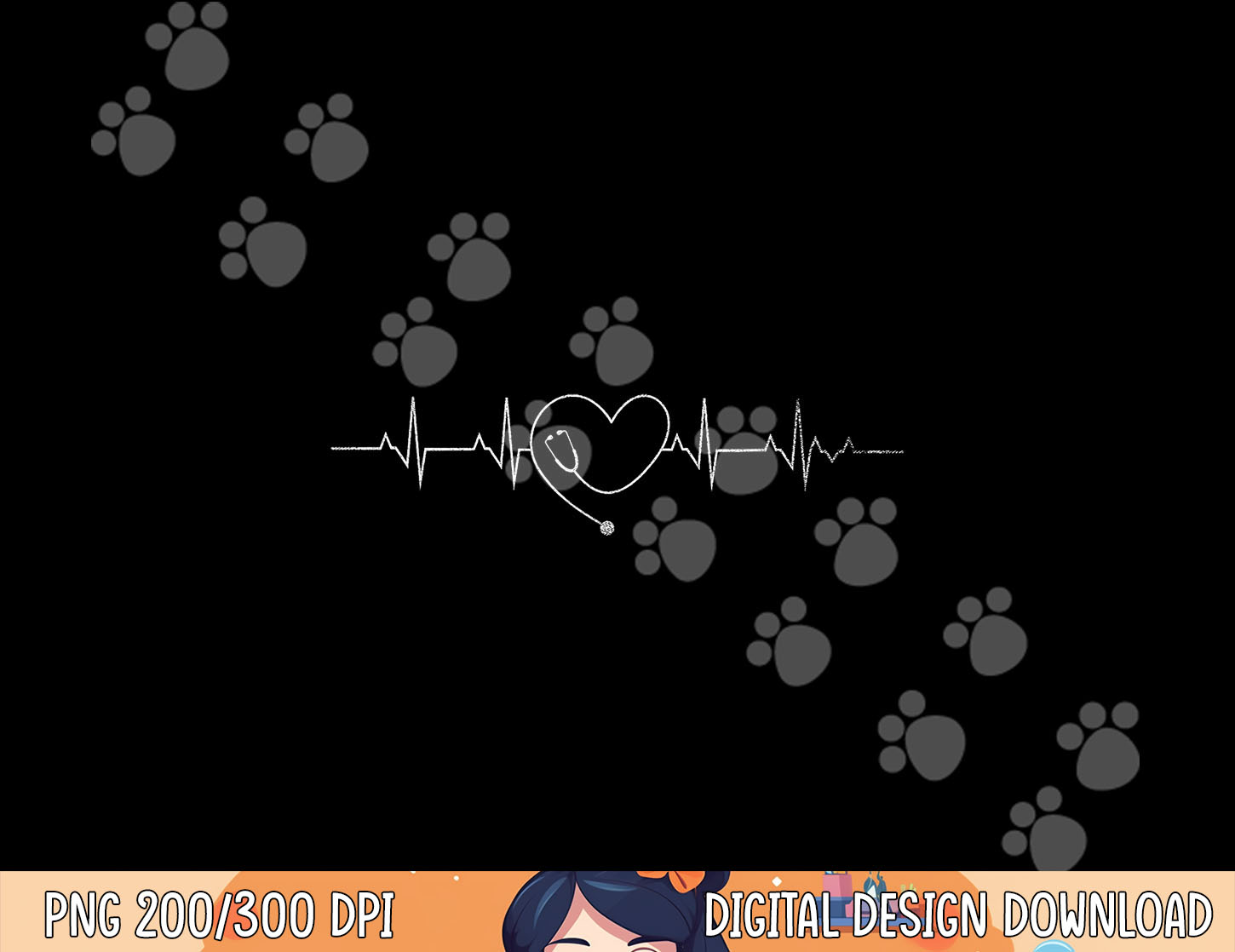 Medical Nursing Heart Stethoscope Heartbeat Medical Nurse pn | Inspire ...