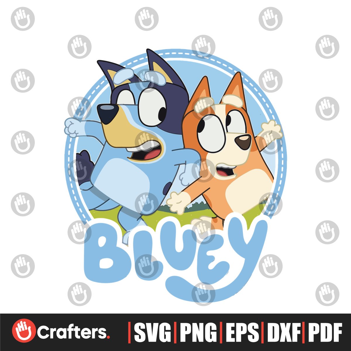 Bluey Bingo SVG Bluey Family Cute SVG Graphic Design File - Inspire Uplift