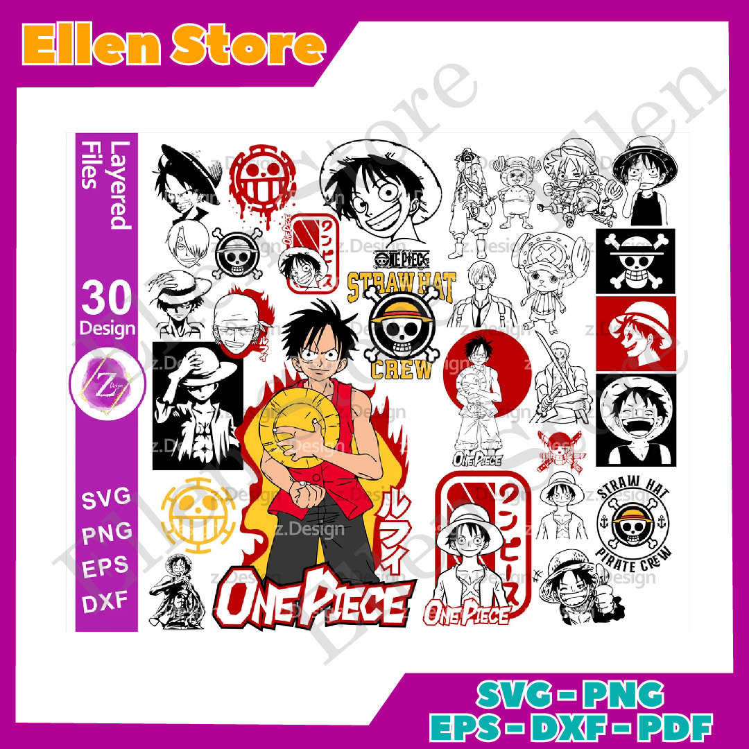 One Piece Svg Bundle | Inspire Uplift