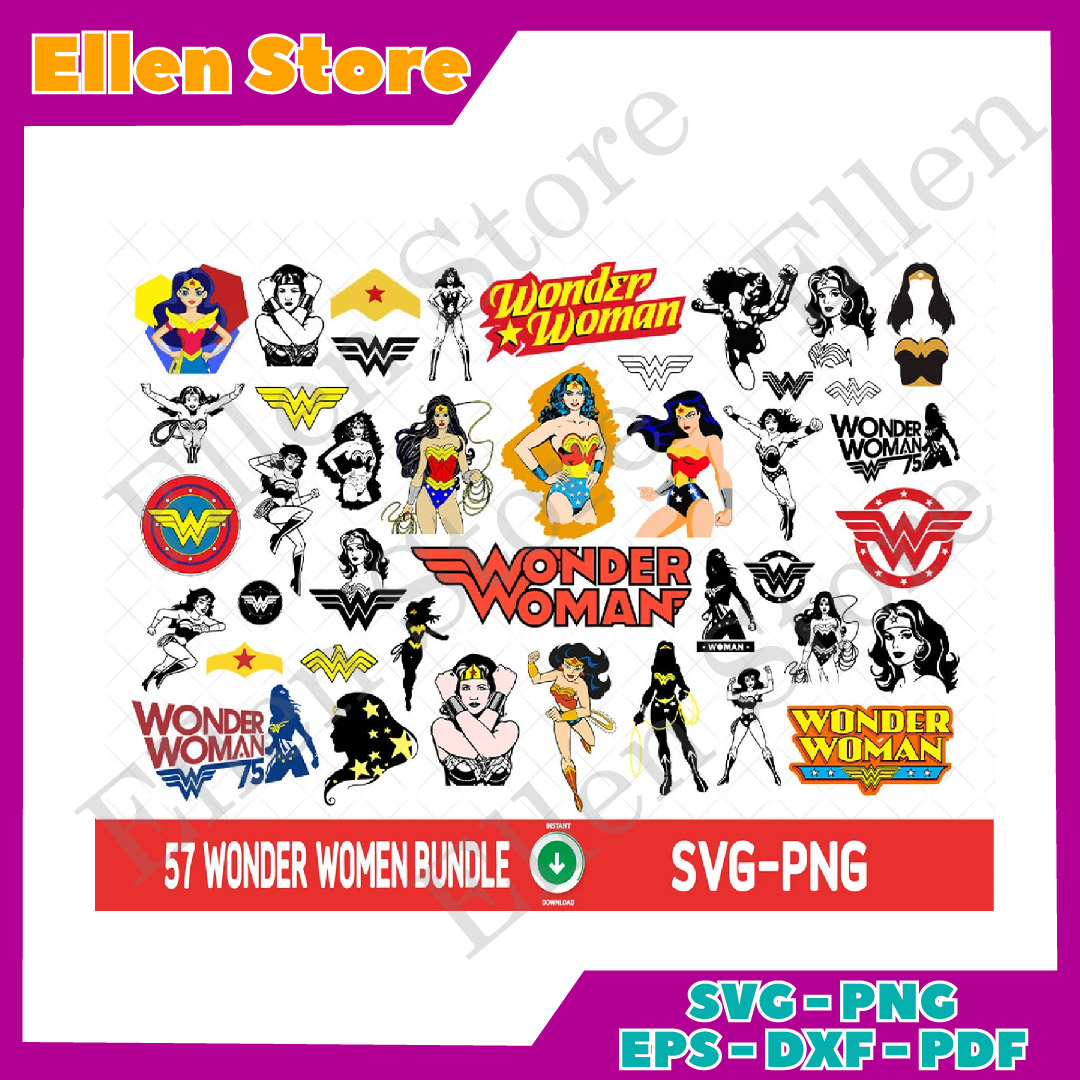 Wonder woman svg, Wonder woman bundle svg | Inspire Uplift