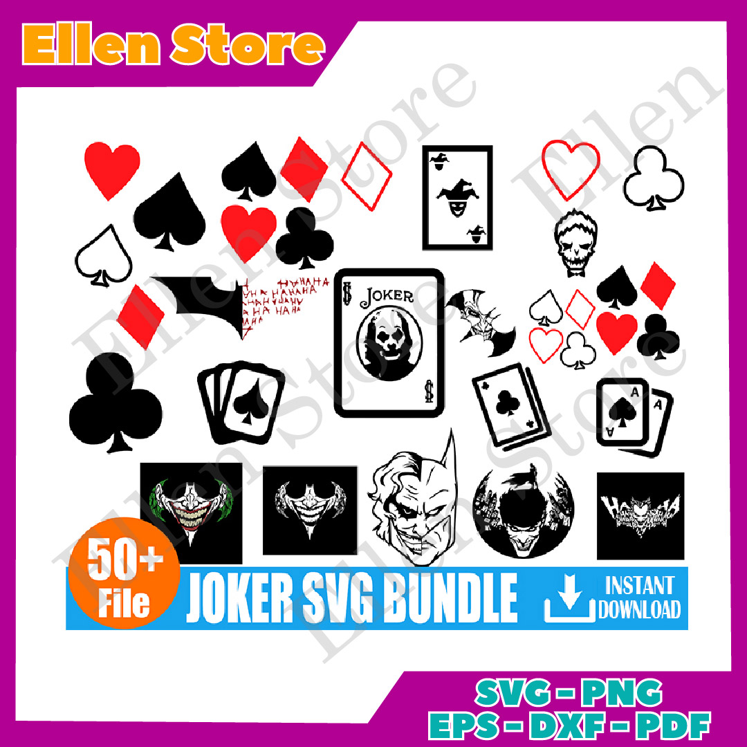 Joker Svg Bundle | Inspire Uplift