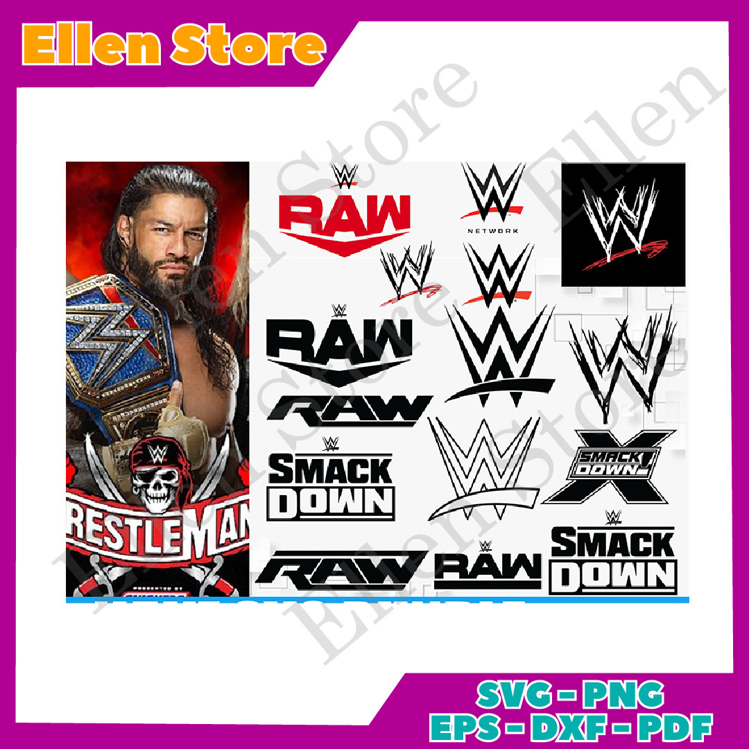 WWE Svg Bundle | Inspire Uplift