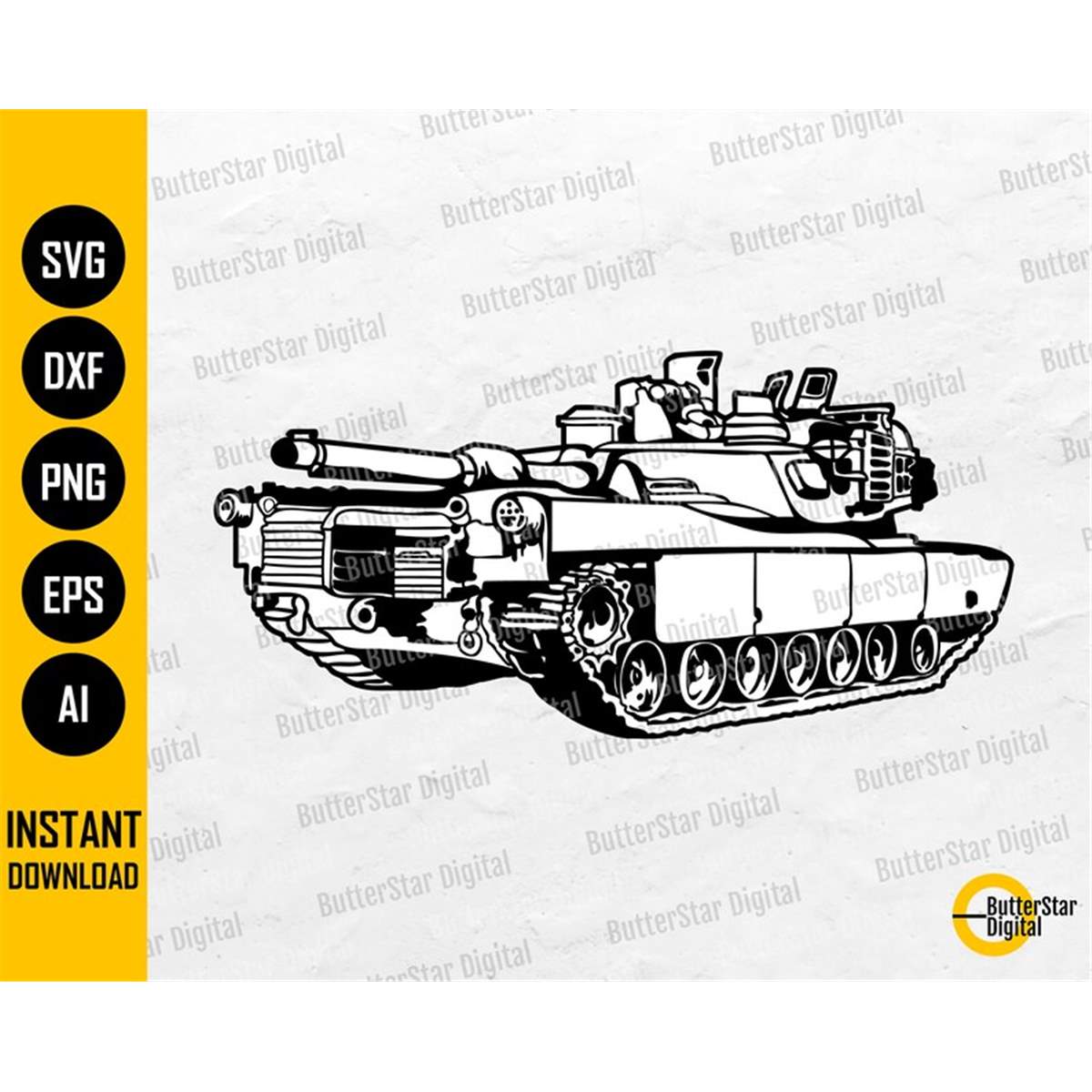 Battle Tank SVG | Military SVG | Army Combat Battlefield Wea | Inspire ...