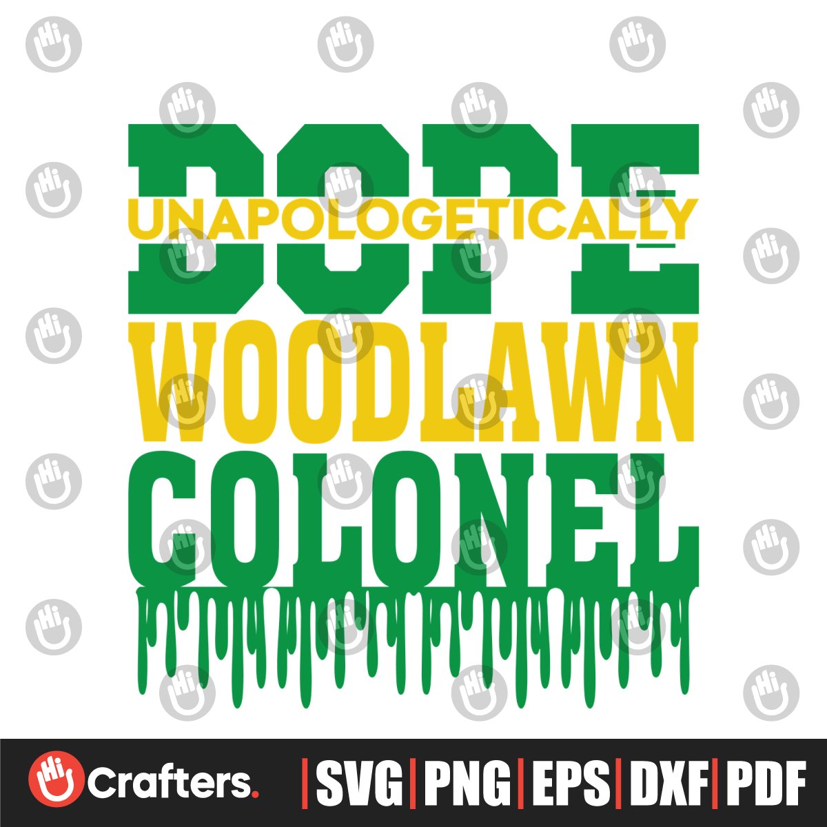 Woodlawn Colonel Svg Dope Unapologetically SVG Cricut File - Inspire Uplift