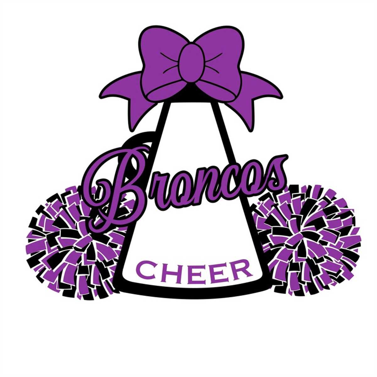 broncos cheer svg - Inspire Uplift