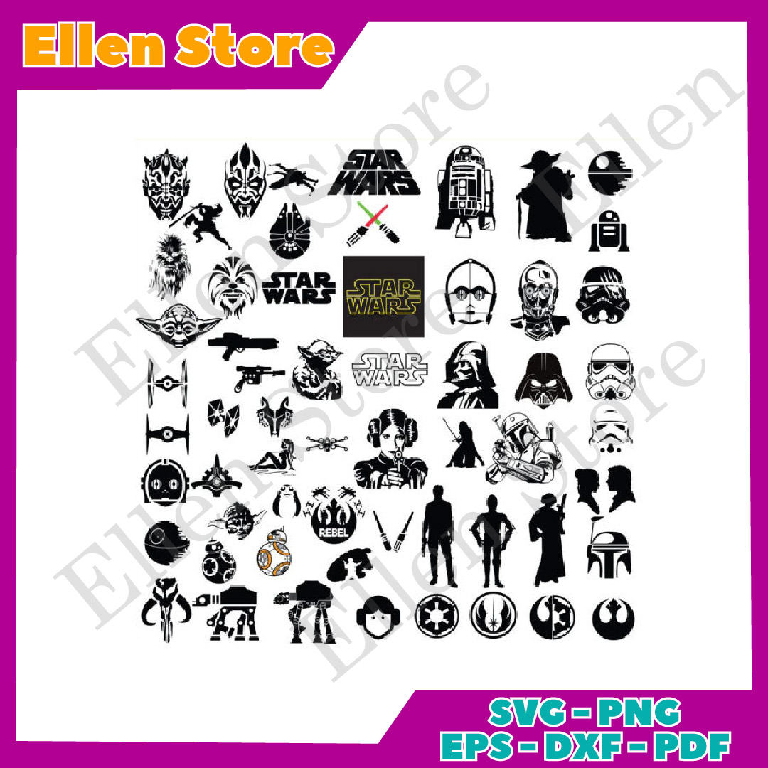 Star Wars Svg Bundle | Inspire Uplift