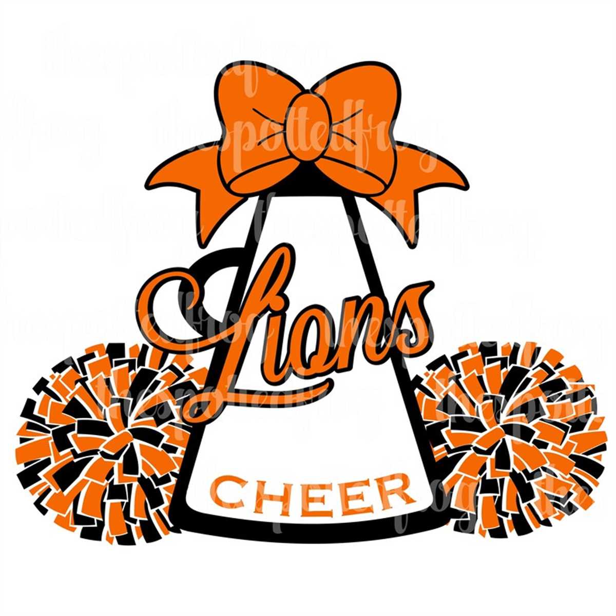 Lions Cheer SVG/PNG - Inspire Uplift