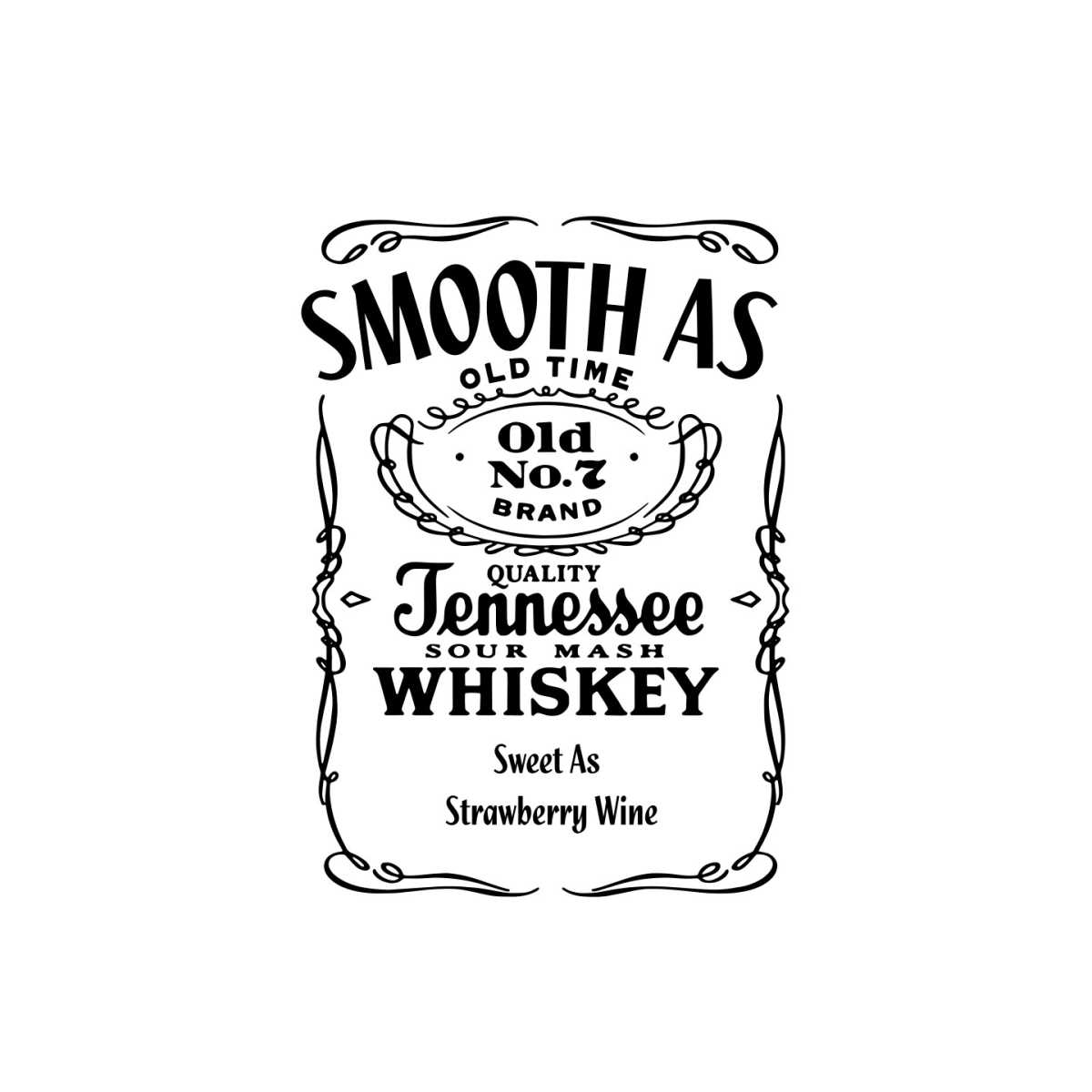 Smooth As Tennessee Whiskey Sweet As Strawberry Wine Svg, Tr | Inspire ...