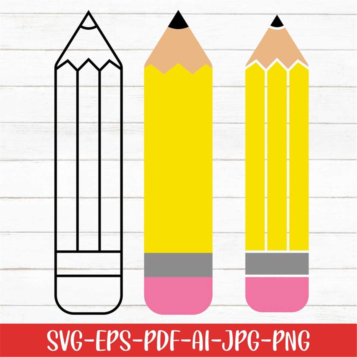 Pencil Svg, School Svg, Educator svg, Digital Downloads, Pen - Inspire ...