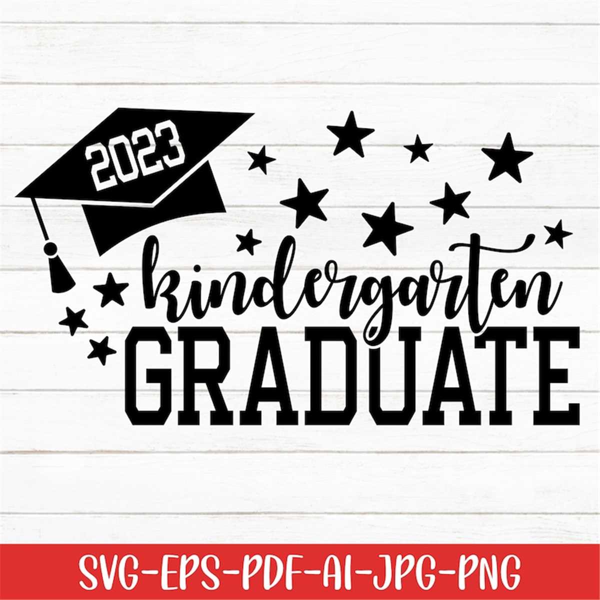 Kindergarten Graduate Svg, Grad Cap Svg, Graduation Svg, Dig - Inspire ...