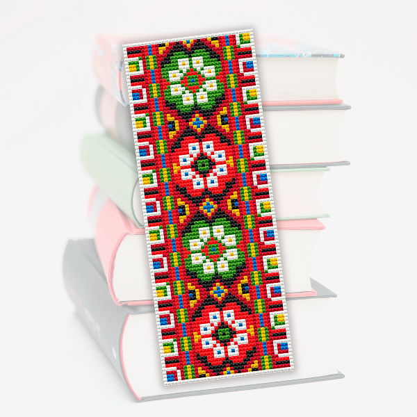 Cross stitch bookmark pattern Ethnic, Bookmark embroidery | Inspire Uplift