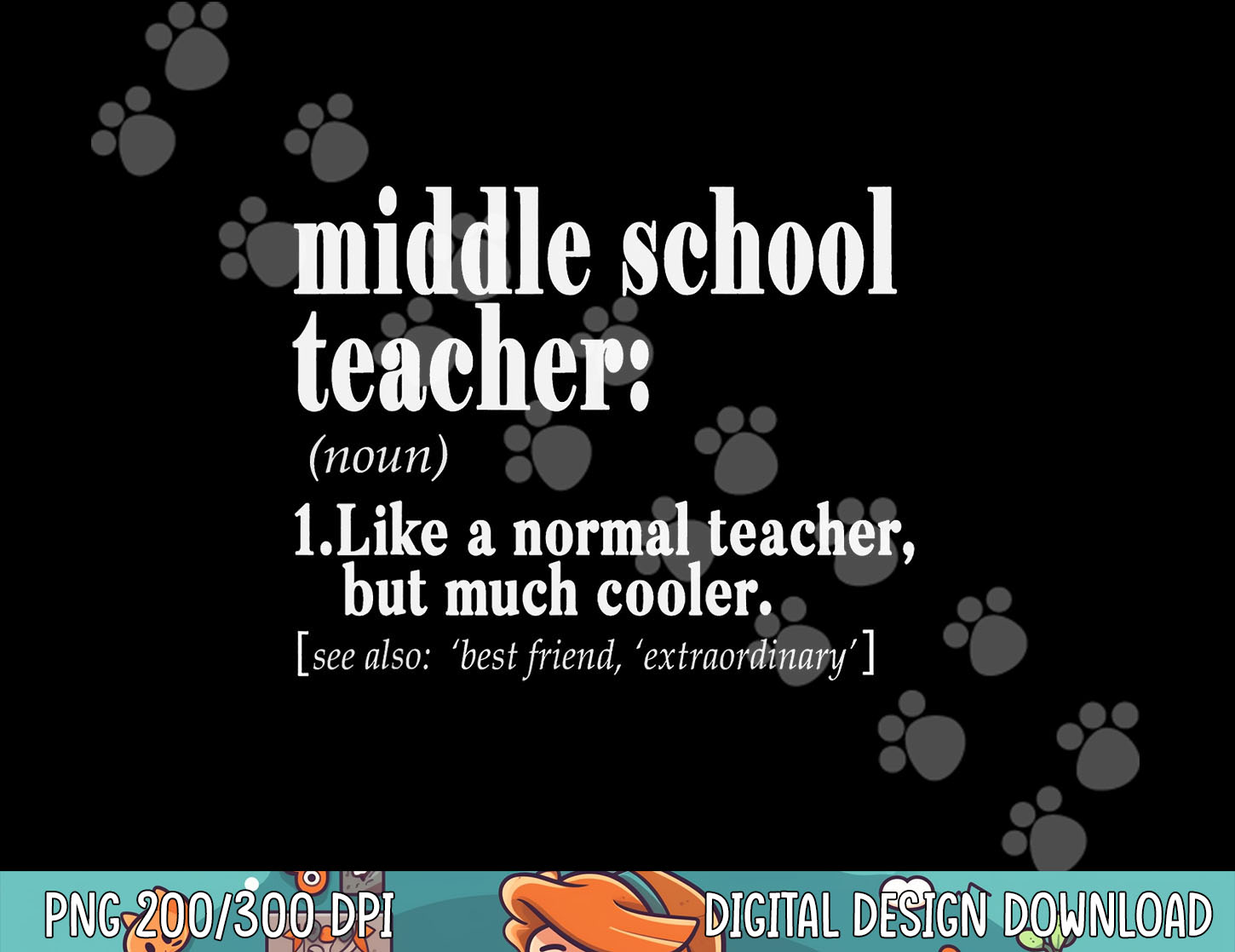 Middle School Teacher Definition T Shirt Teacher Team Gift | Inspire Uplift