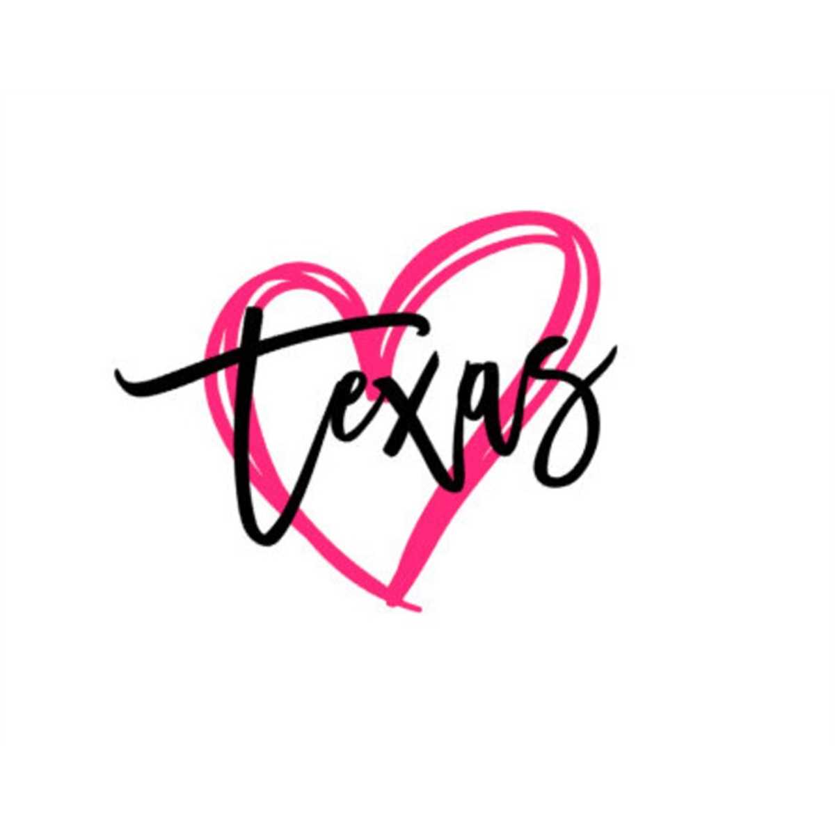 texas heart svg - Inspire Uplift