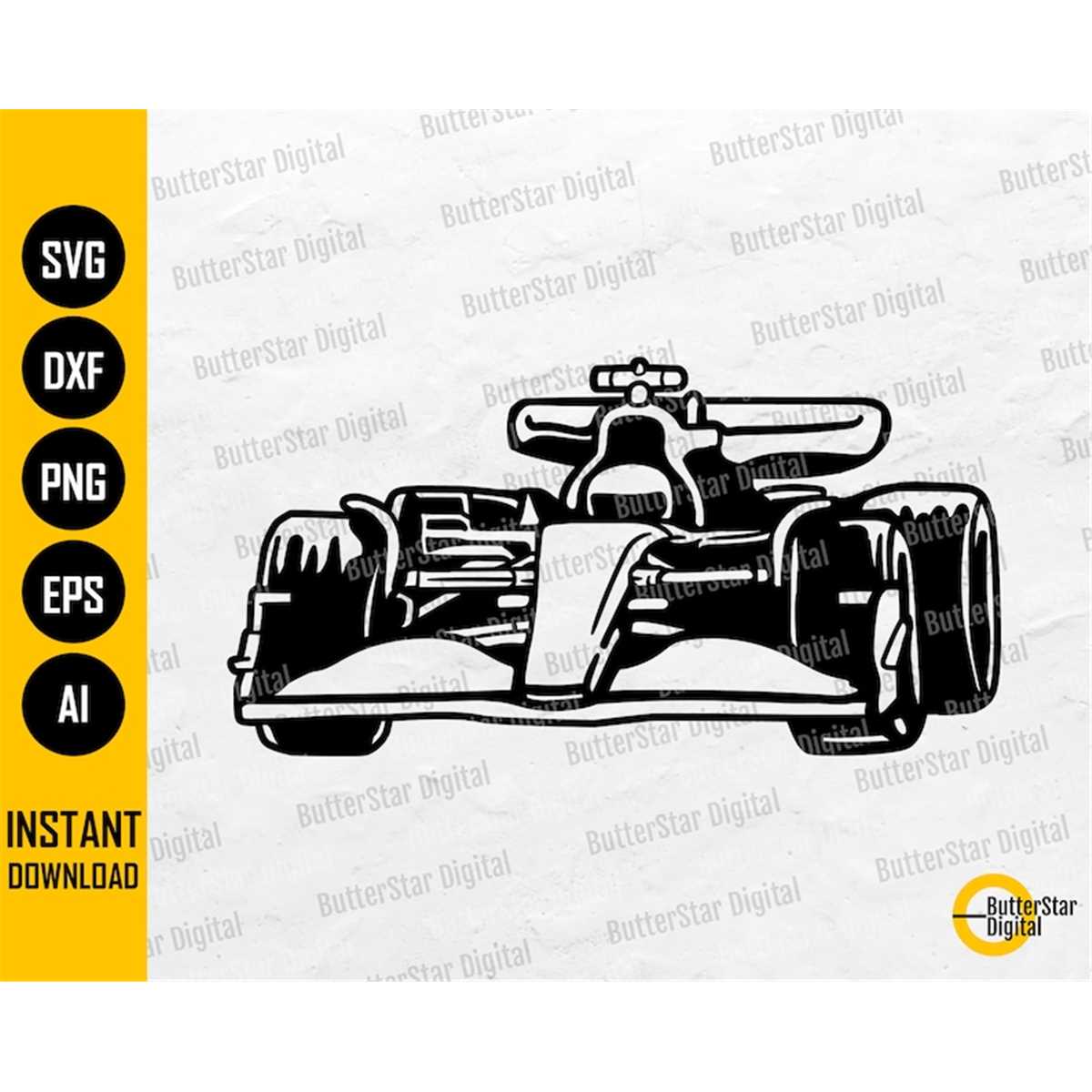 Auto Racer SVG | Race Car SVG | Indy Racing Circuit Vehicle - Inspire ...