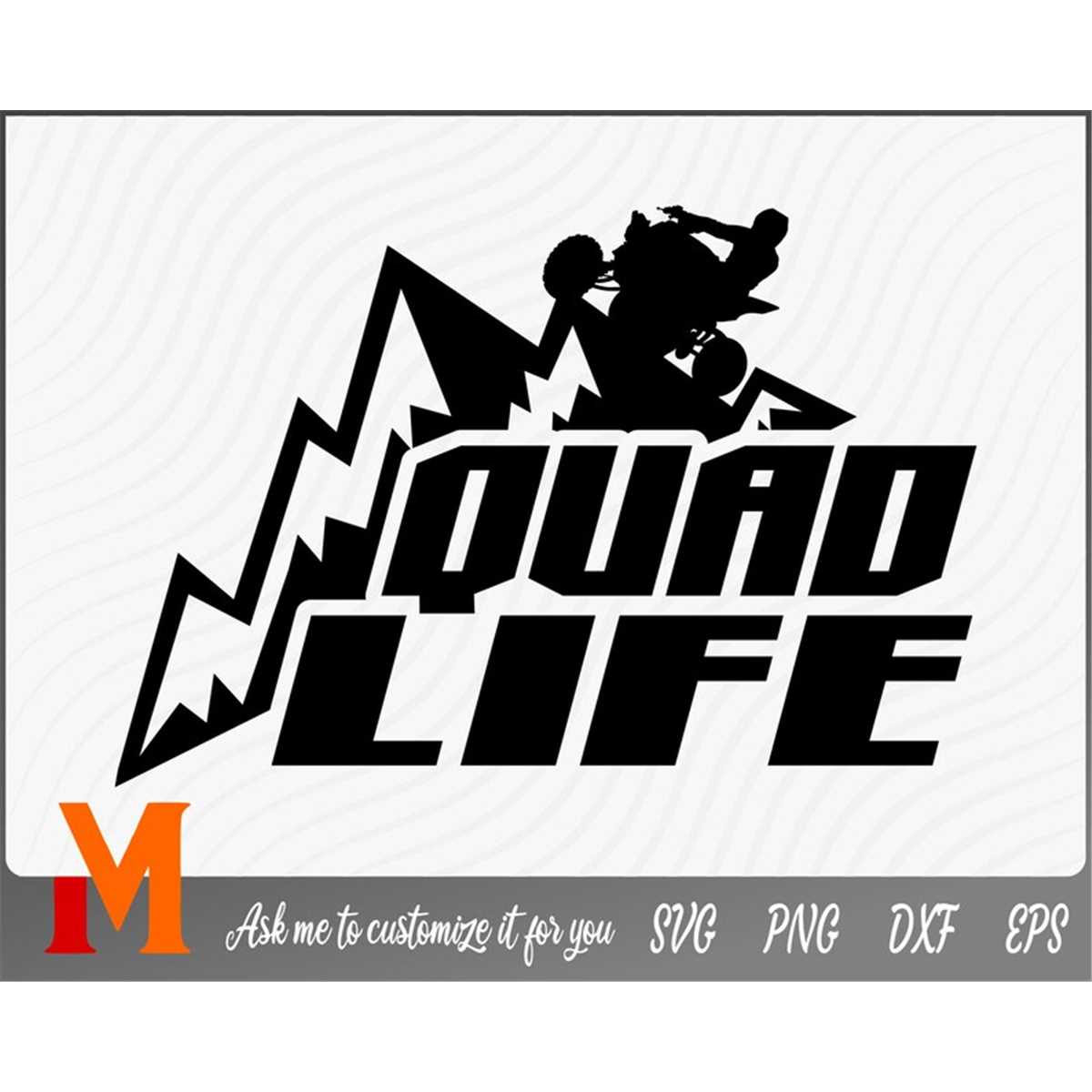Mountain Quad Life ATV Svg, mountain ride svg, mud riding sv - Inspire ...