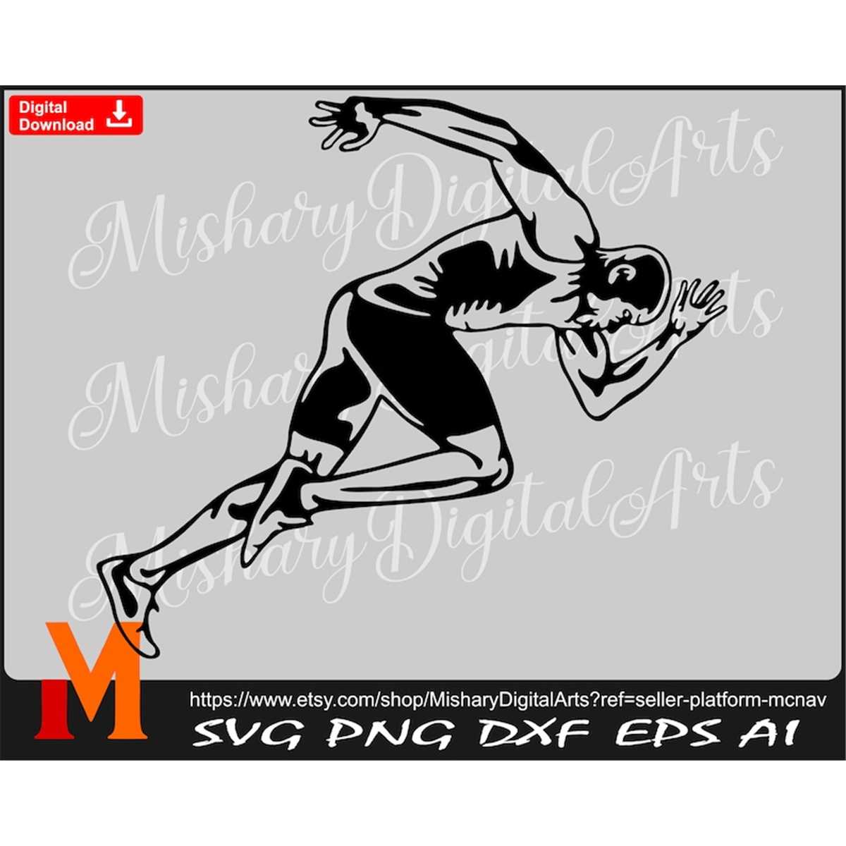 Starting Running Track & Field svg, Running svg, Silhouette, - Inspire ...