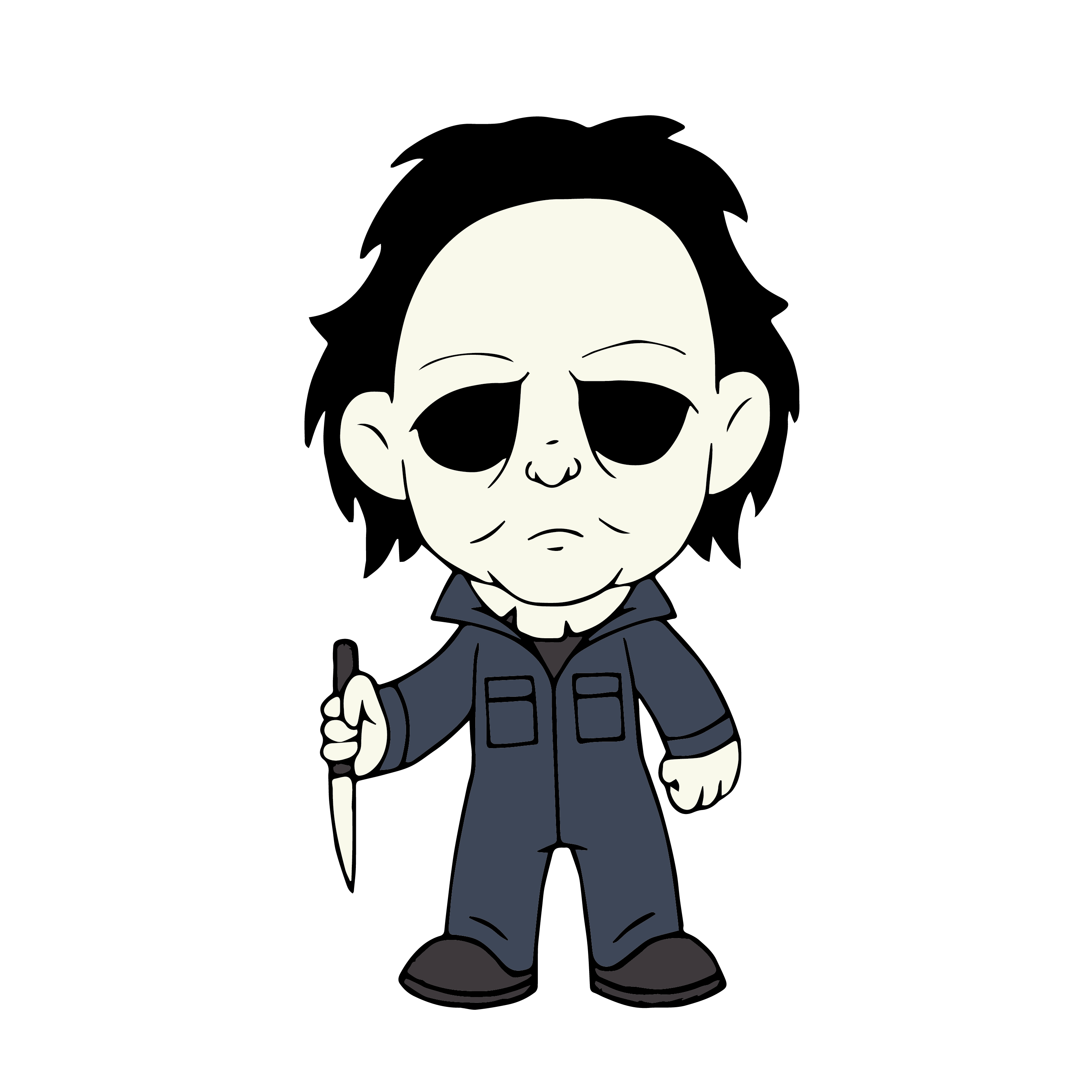 Horror Movie SVG, Chibi Horror Movie Characters SVG, Hallowe | Inspire ...