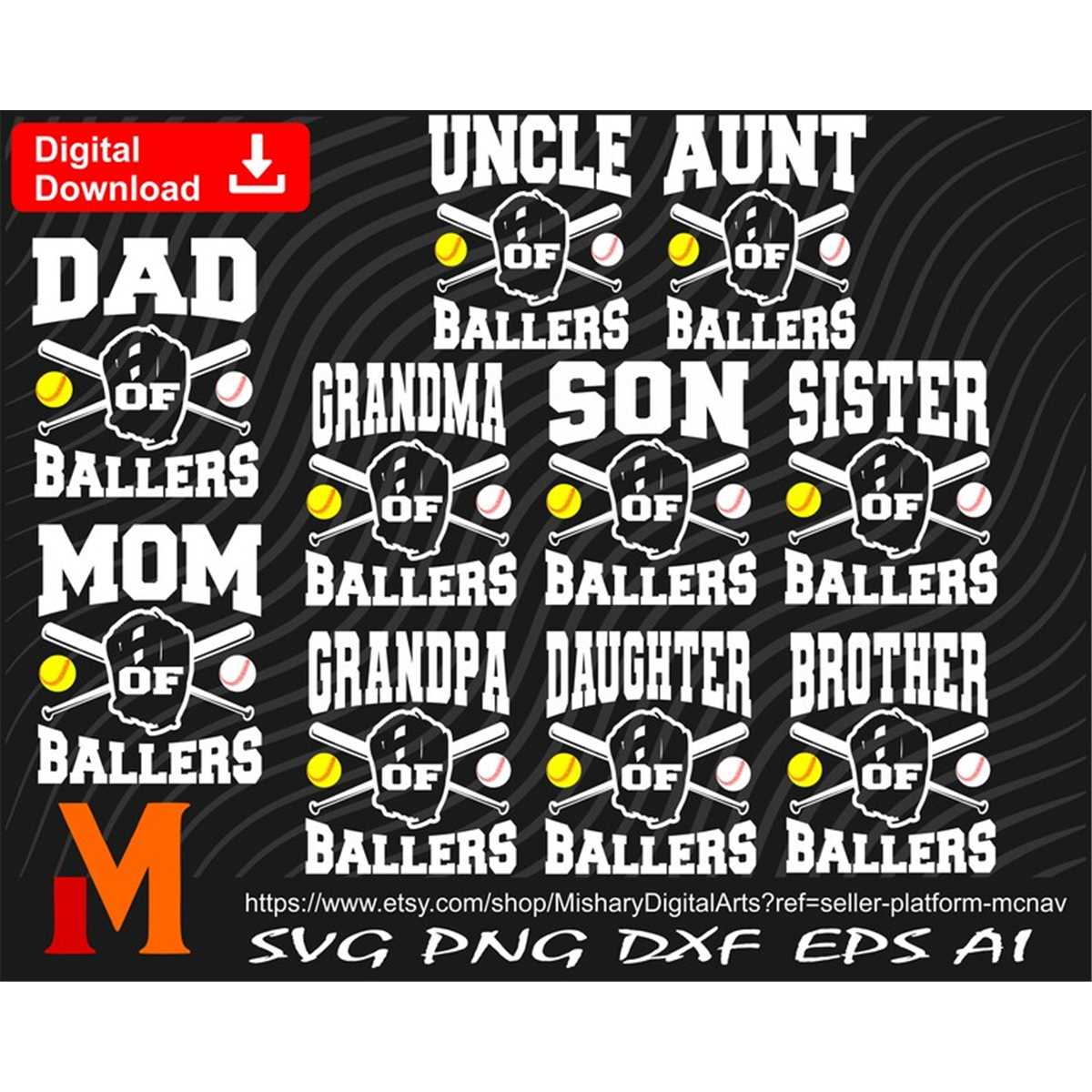 Bundle Family Ballers svg, Ballers svg, Dad of Ballers svg, - Inspire ...
