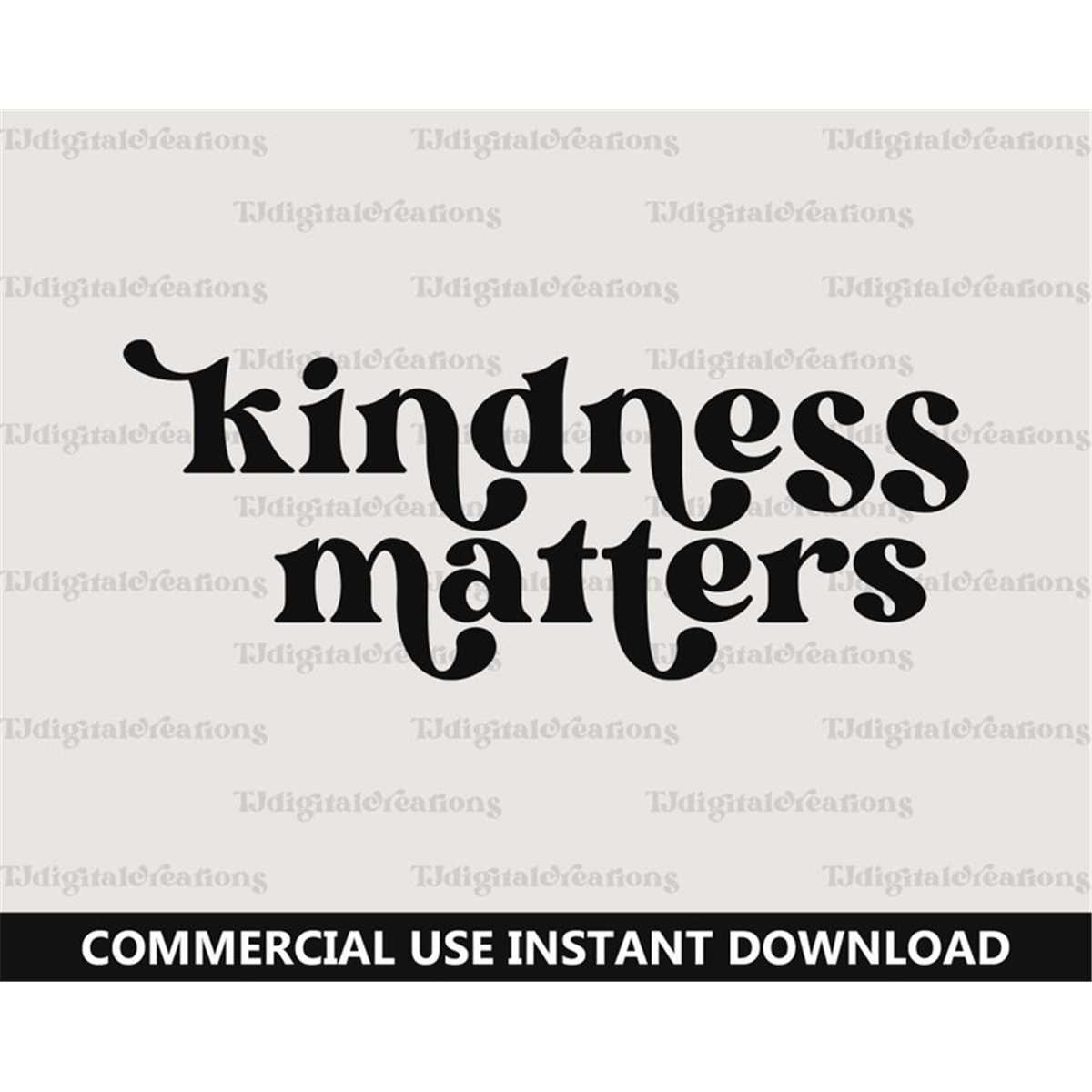 Kindness Matters Svg, Inspirational Svg, Digital Download, K - Inspire ...