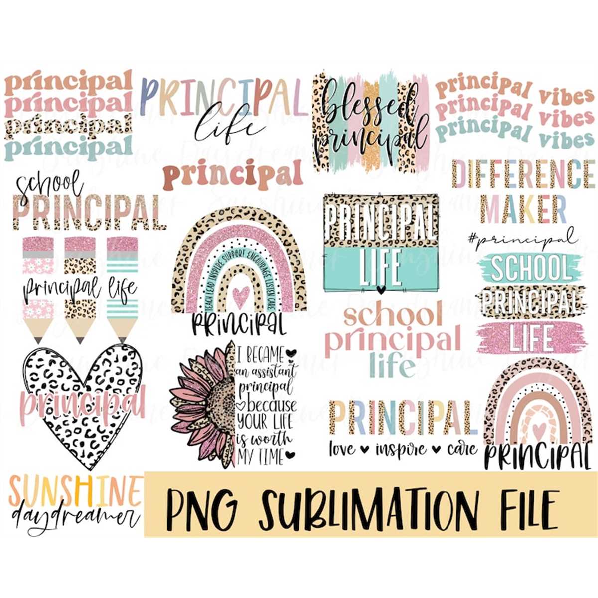 Principal BIG BUNDLE sublimation PNG, Principal sublimation - Inspire ...