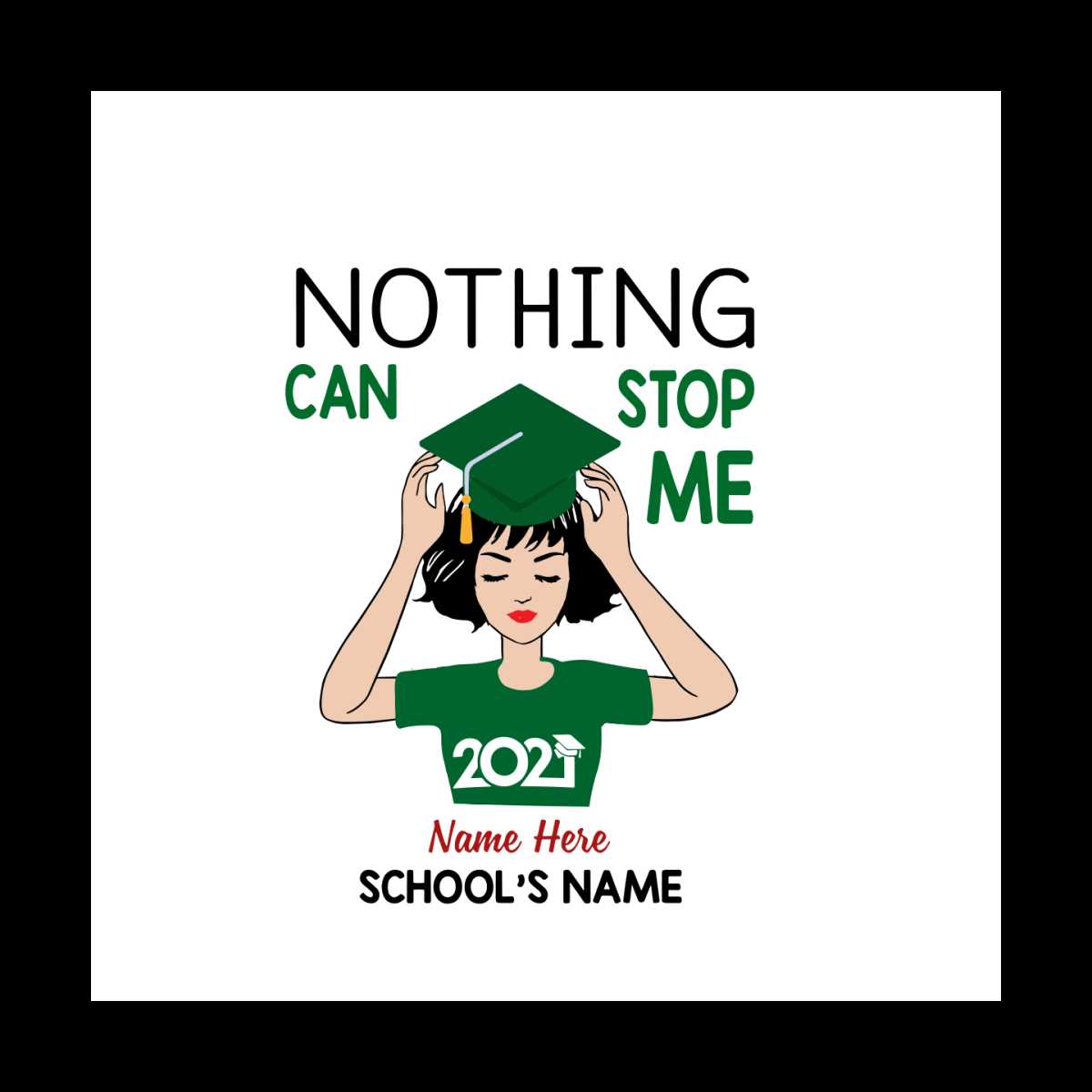 Nothing Can Stop Me Svg, Trending Svg, Graduation Svg, Gradu | Inspire ...