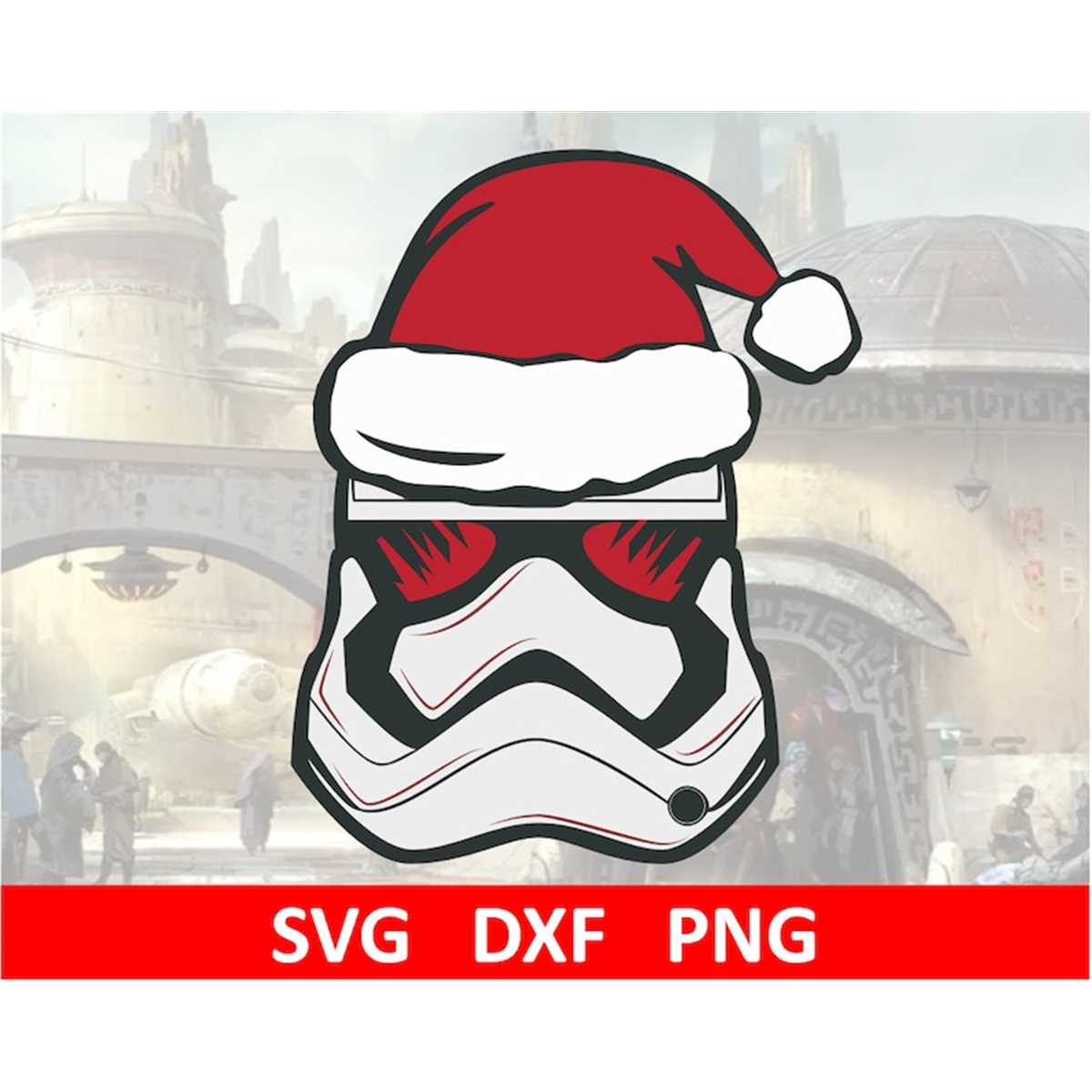 Santa Stormtrooper Star Wars .svg .dxf .eps .png Digital Cut | Inspire ...