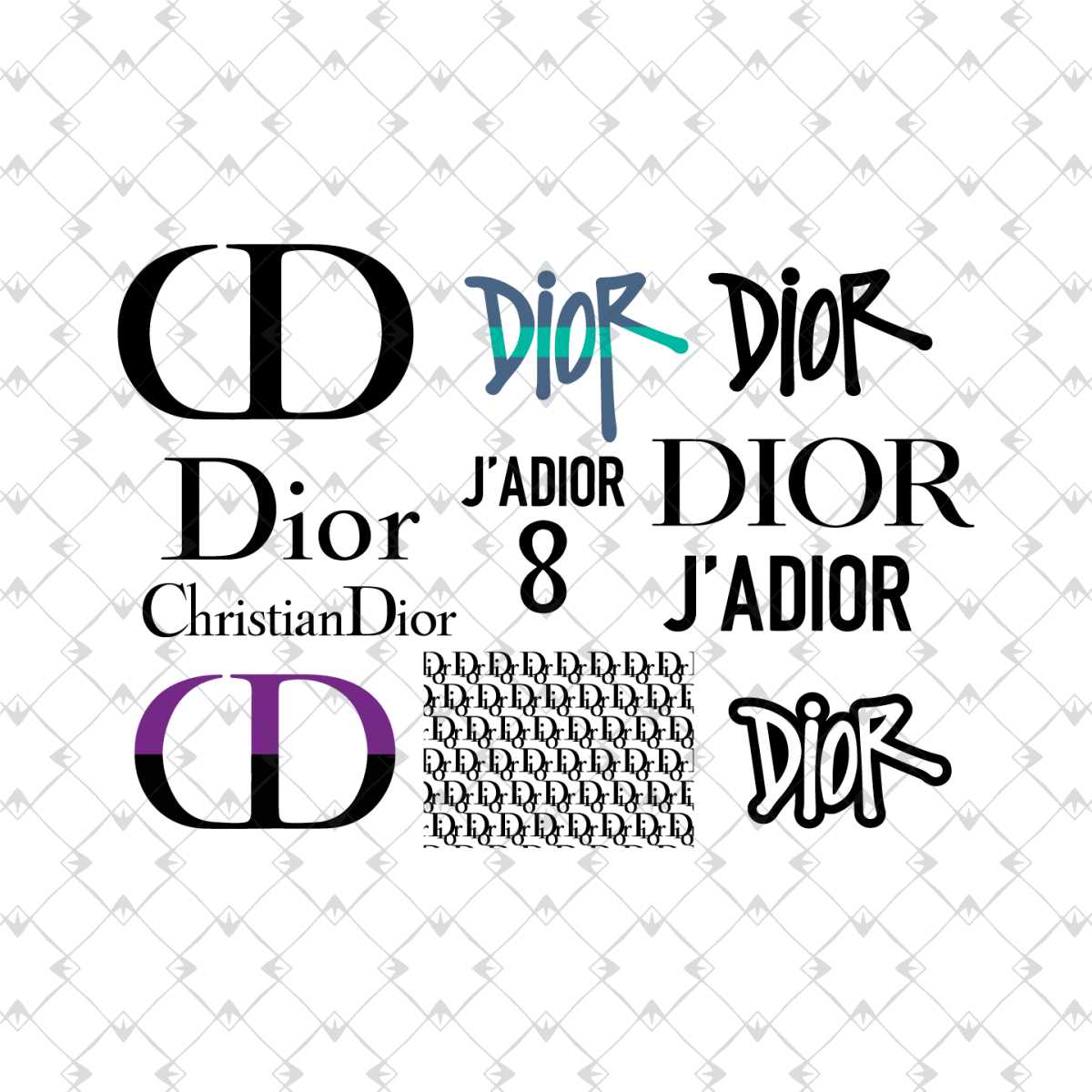 Dior Logos Svg Bundle, Trending Svg, Dior Svg, Christian Dio | Inspire ...