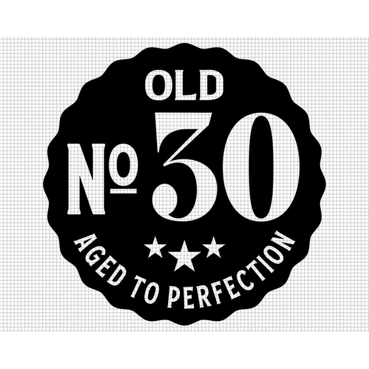 Old Number 30 Svg, Aged to Perfection Svg, Digital Download, | Inspire ...
