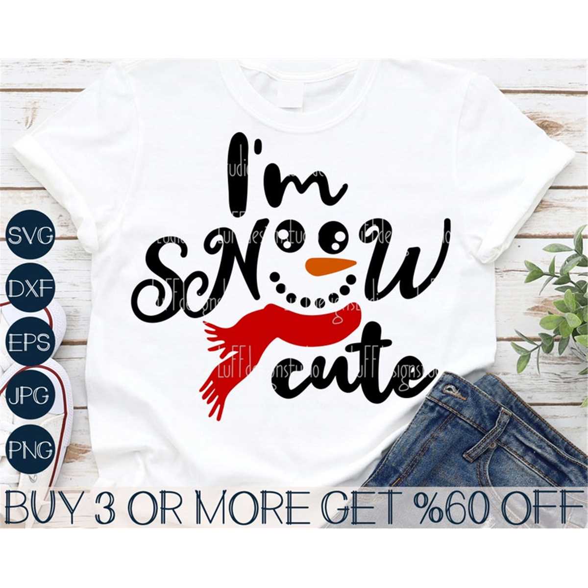 I'm Snow Cute SVG, Snowman SVG, Funny Christmas SVG, Kids Ch - Inspire ...