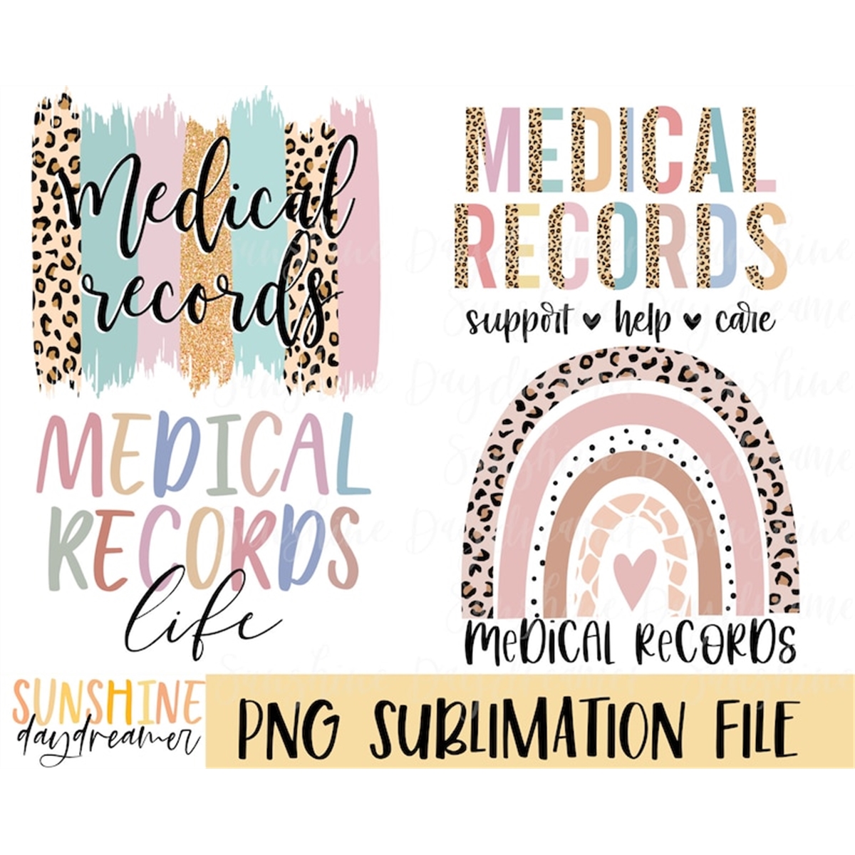 Medical records sublimation PNG, Medical records Bundle subl | Inspire ...