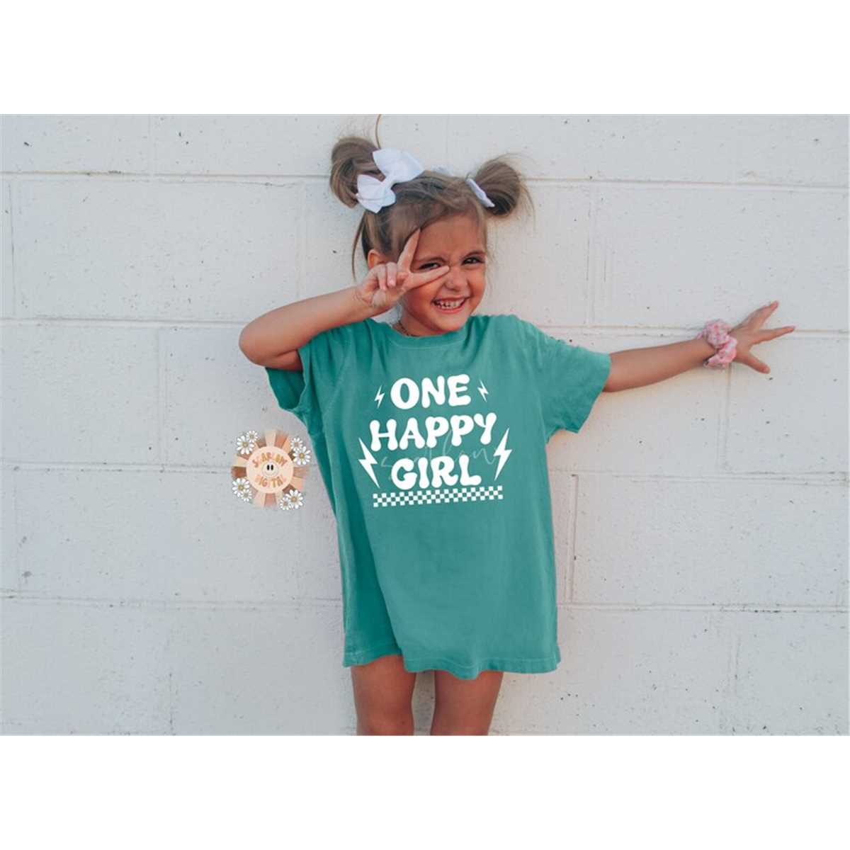 One Happy Girl SVG-Retro Cricut Cut File Digital Design Down - Inspire ...