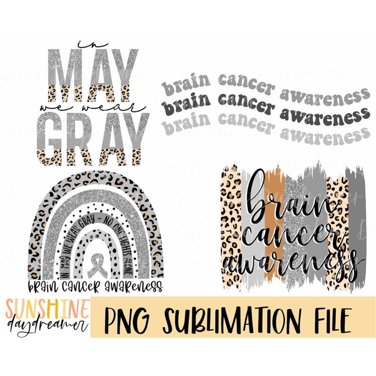 Brain cancer awareness sublimation PNG, Brain cancer awarene | Inspire ...