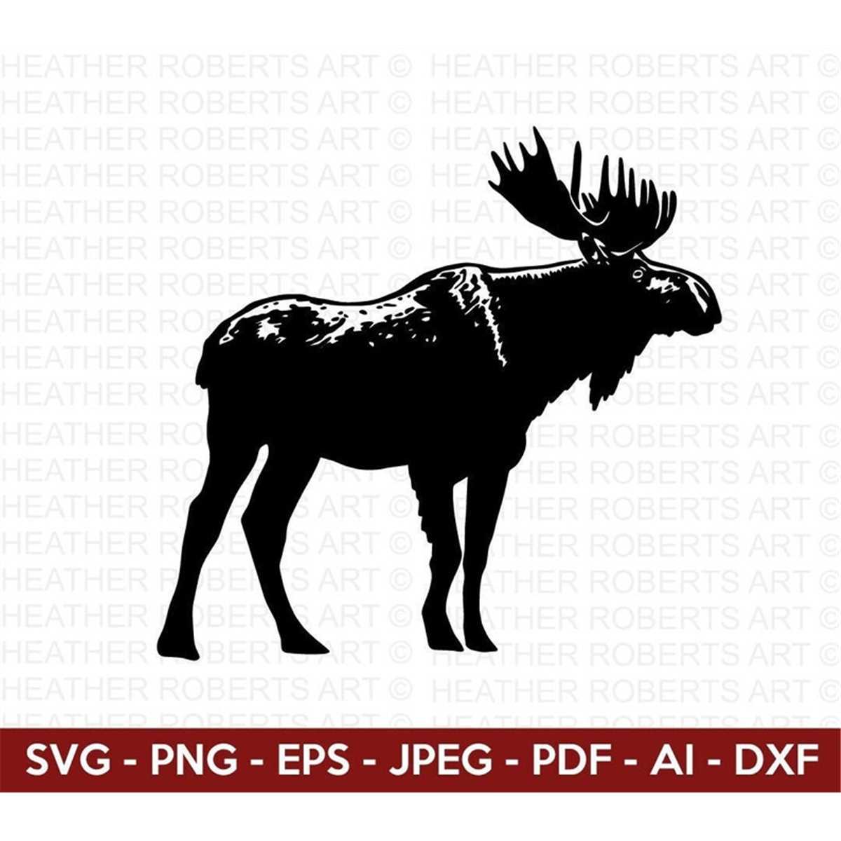 Moose SVG, Nature Moose svg, Baby Moose svg, Animals svg, Mo - Inspire ...